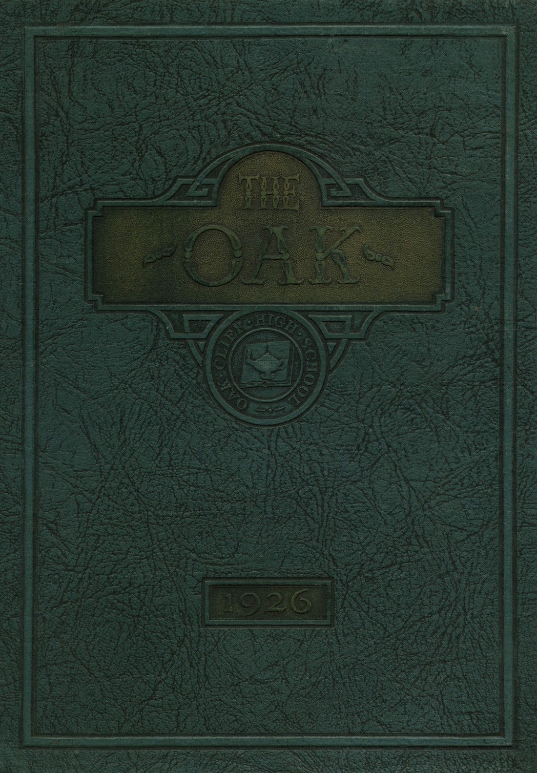1926 yearbook from Adamson High School from Dallas, Texas for sale