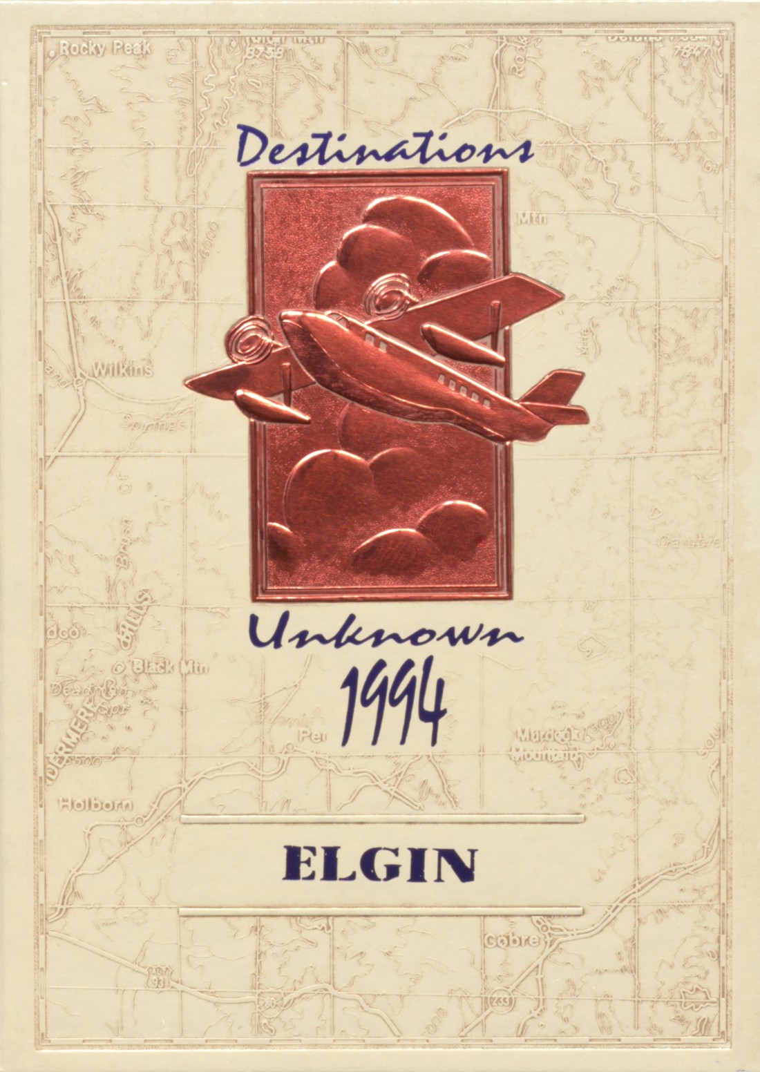 1994 yearbook from Elgin High School from Elgin, North Dakota for sale
