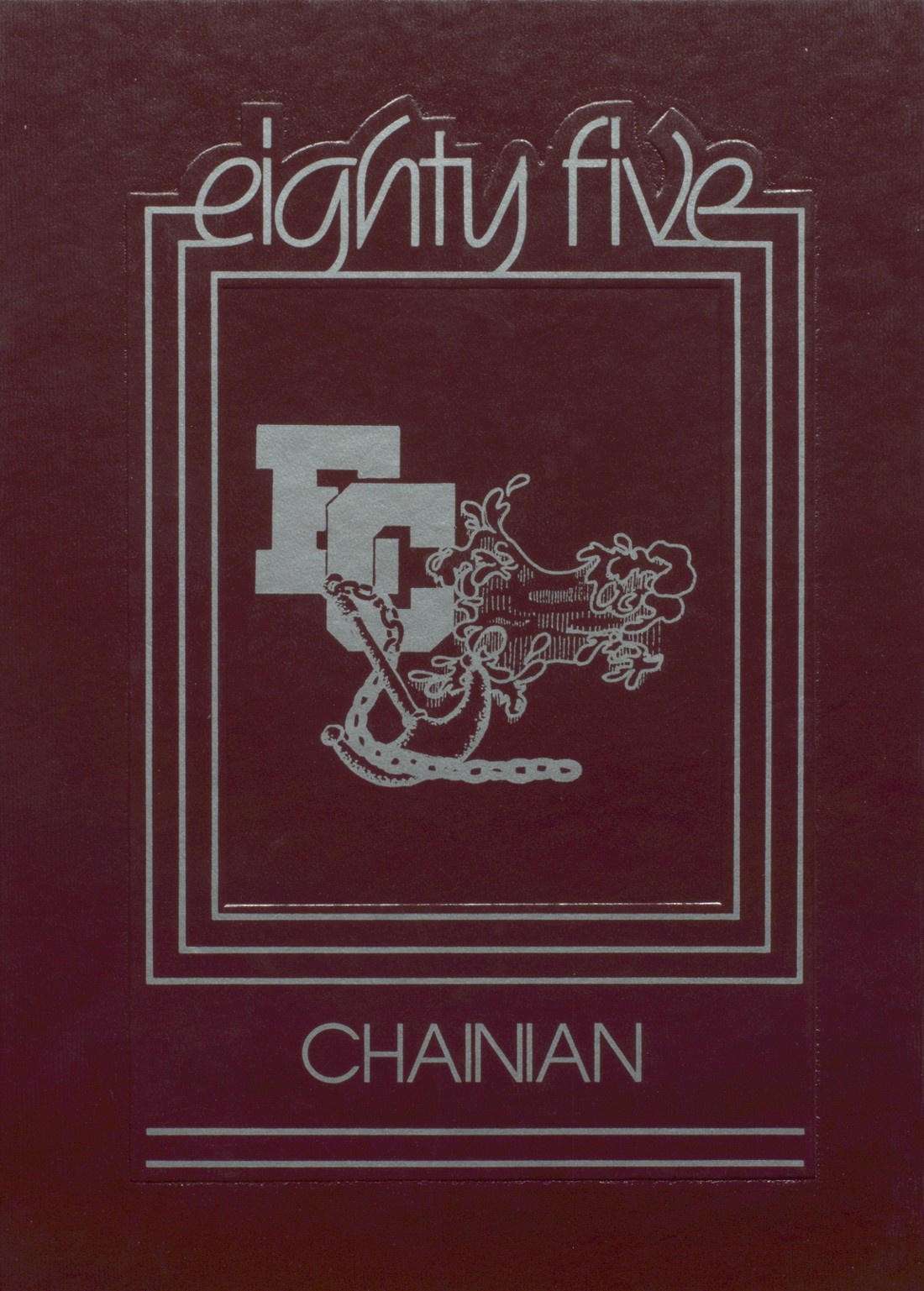 1985 yearbook from East Chain High School from Blue earth, Minnesota ...