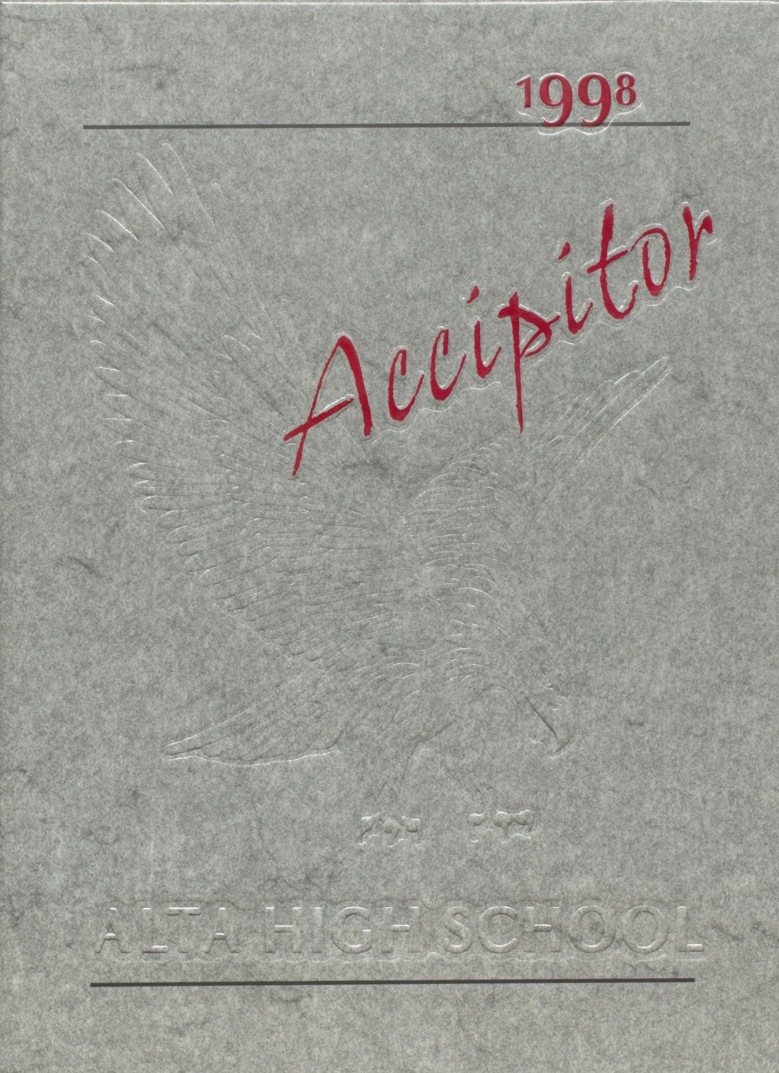 1998 yearbook from Alta High School from Sandy, Utah for sale