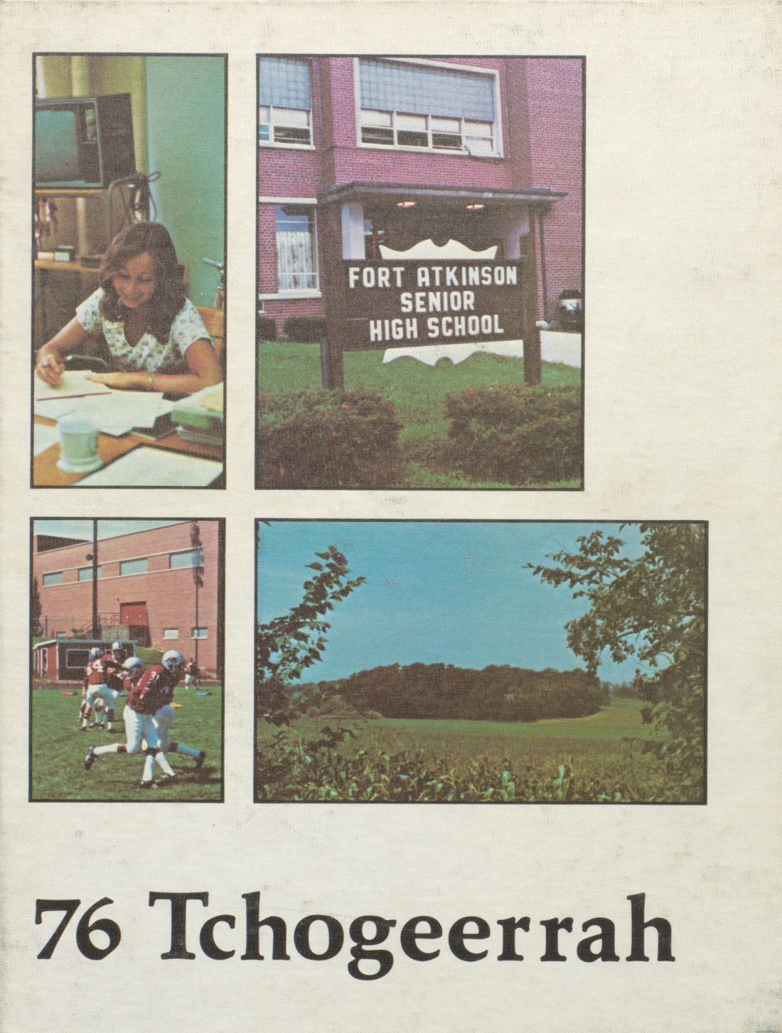 1976 yearbook from Ft. Atkinson High School from Ft. atkinson, Wisconsin