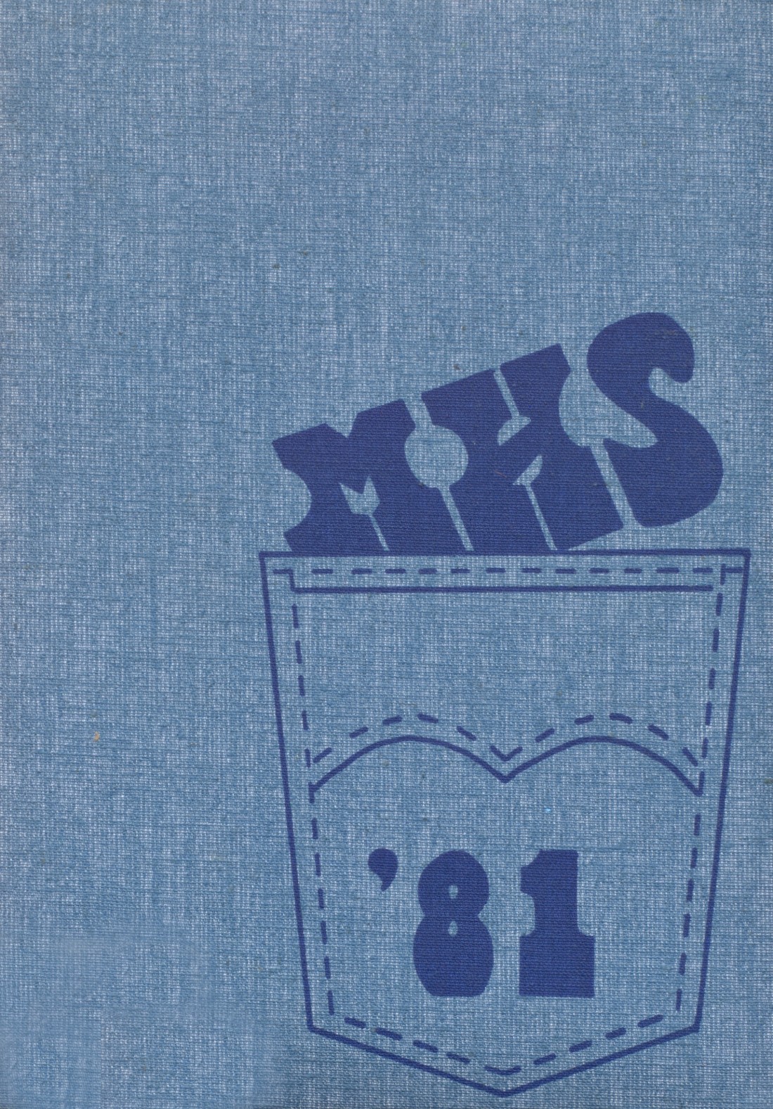 1981 yearbook from Mooreland High School from Mooreland, Oklahoma for sale