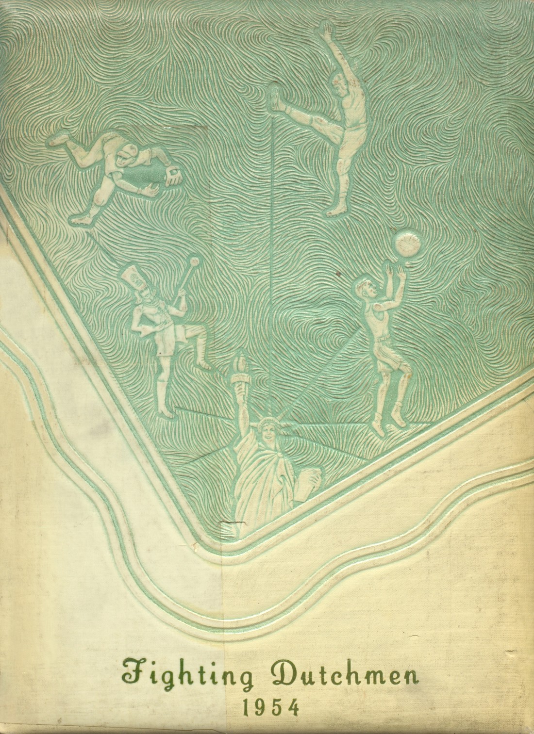 1954 yearbook from Elgin High School from Elgin, North Dakota for sale