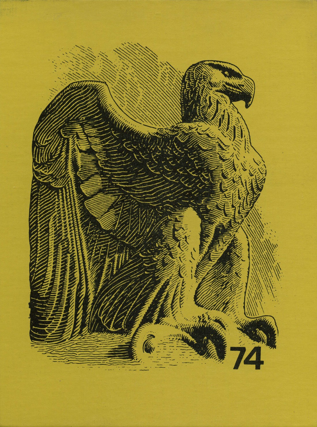 1974 yearbook from Bell High School from Bell, California