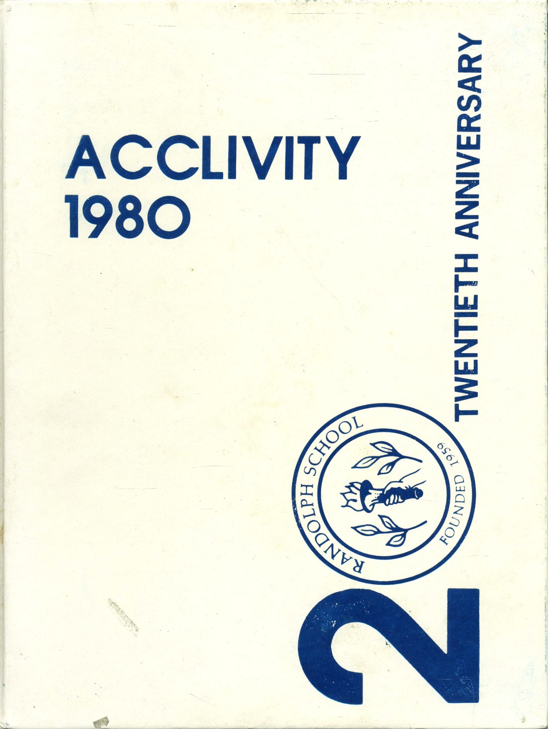 1980 yearbook from Randolph K-12 School from Huntsville, Alabama for sale