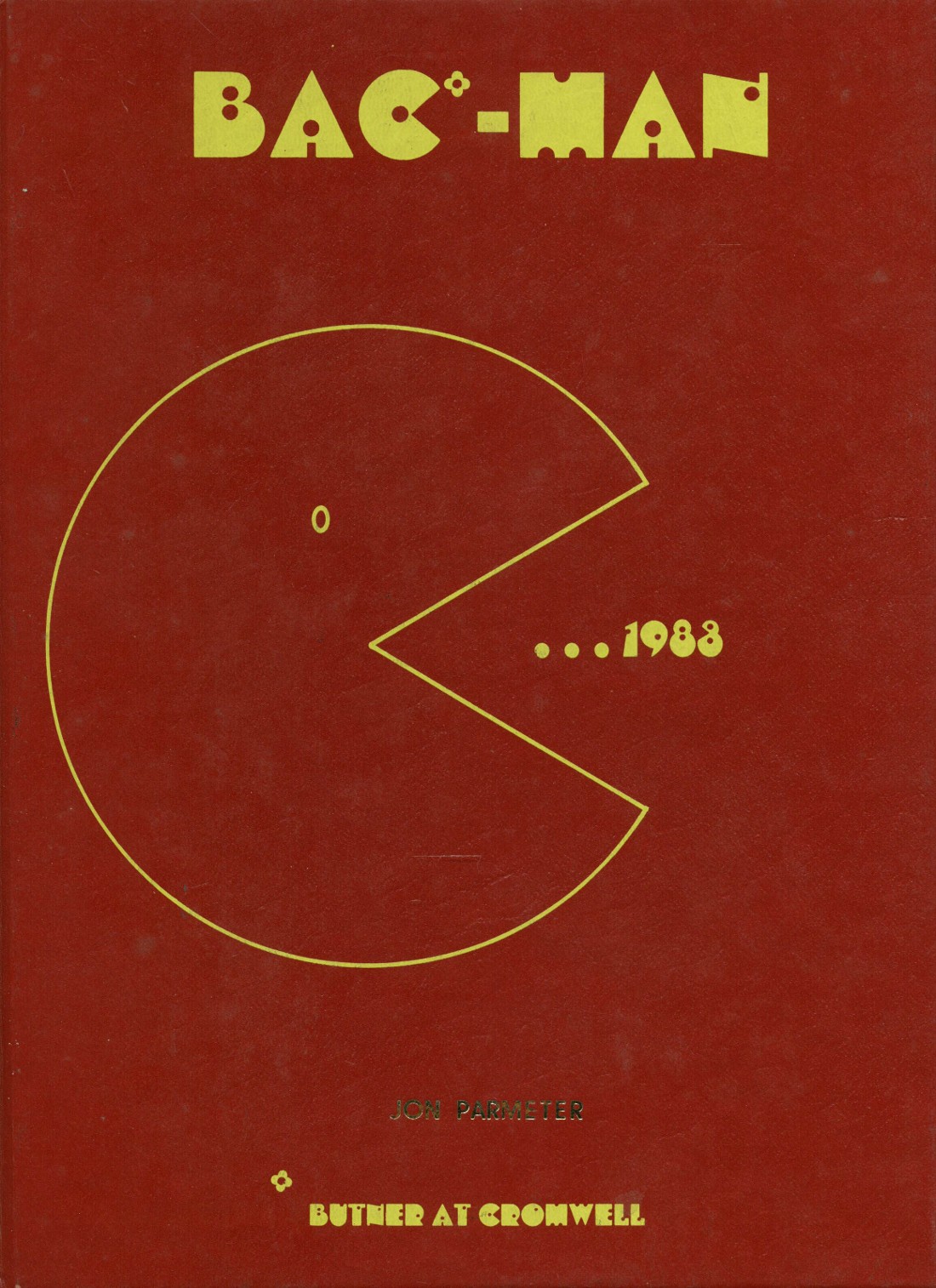1988 yearbook from Butner High School from Cromwell, Oklahoma for sale