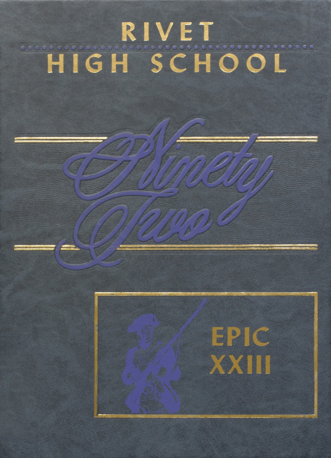 1992 yearbook from Rivet Junior-Senior High School from Vincennes ...