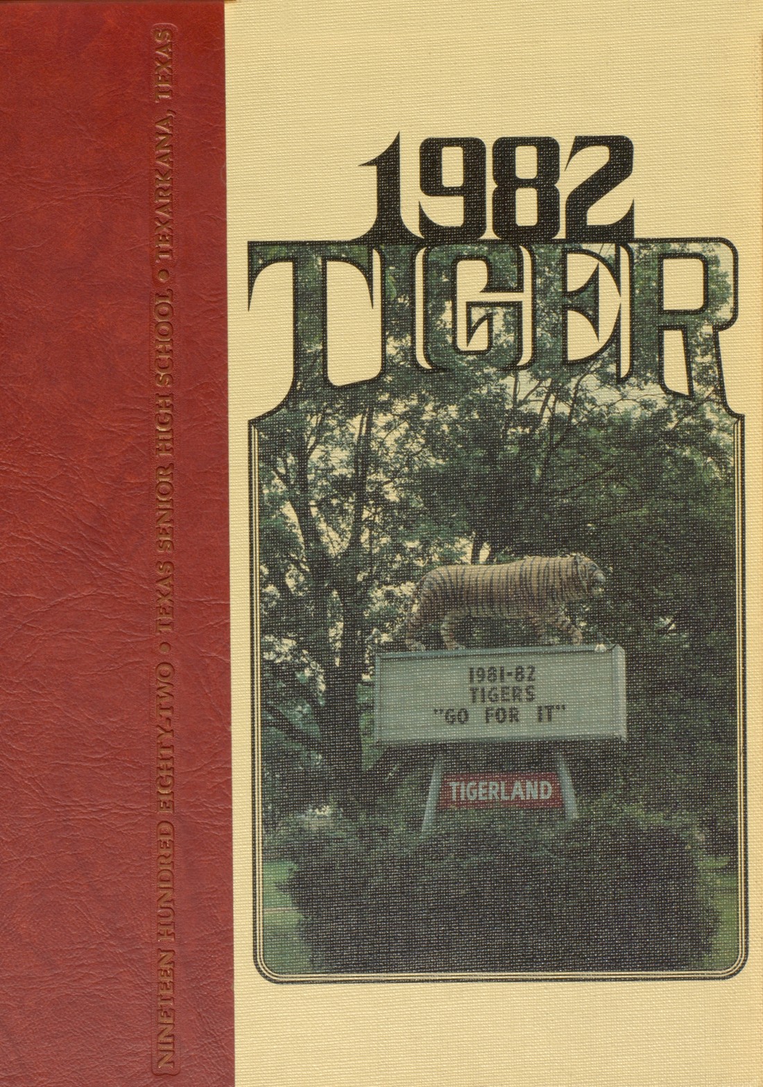 1982 yearbook from Texas High School from Texarkana, Texas for sale