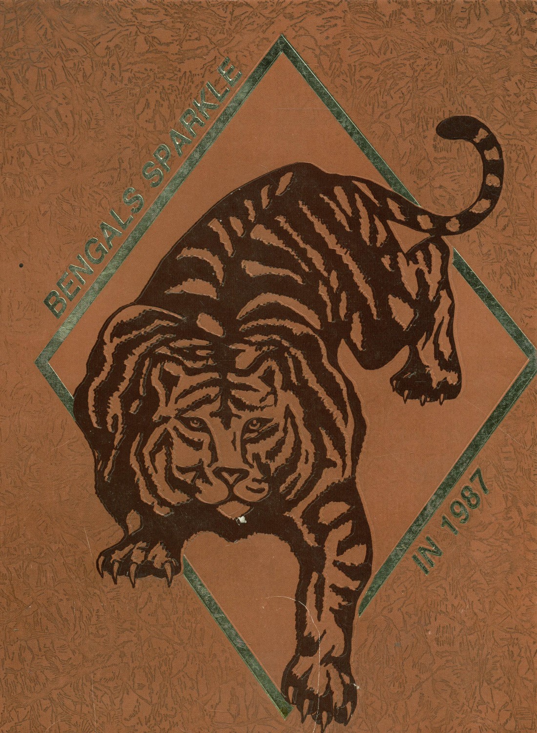 1987 yearbook from Bonanza High School from Las vegas, Nevada