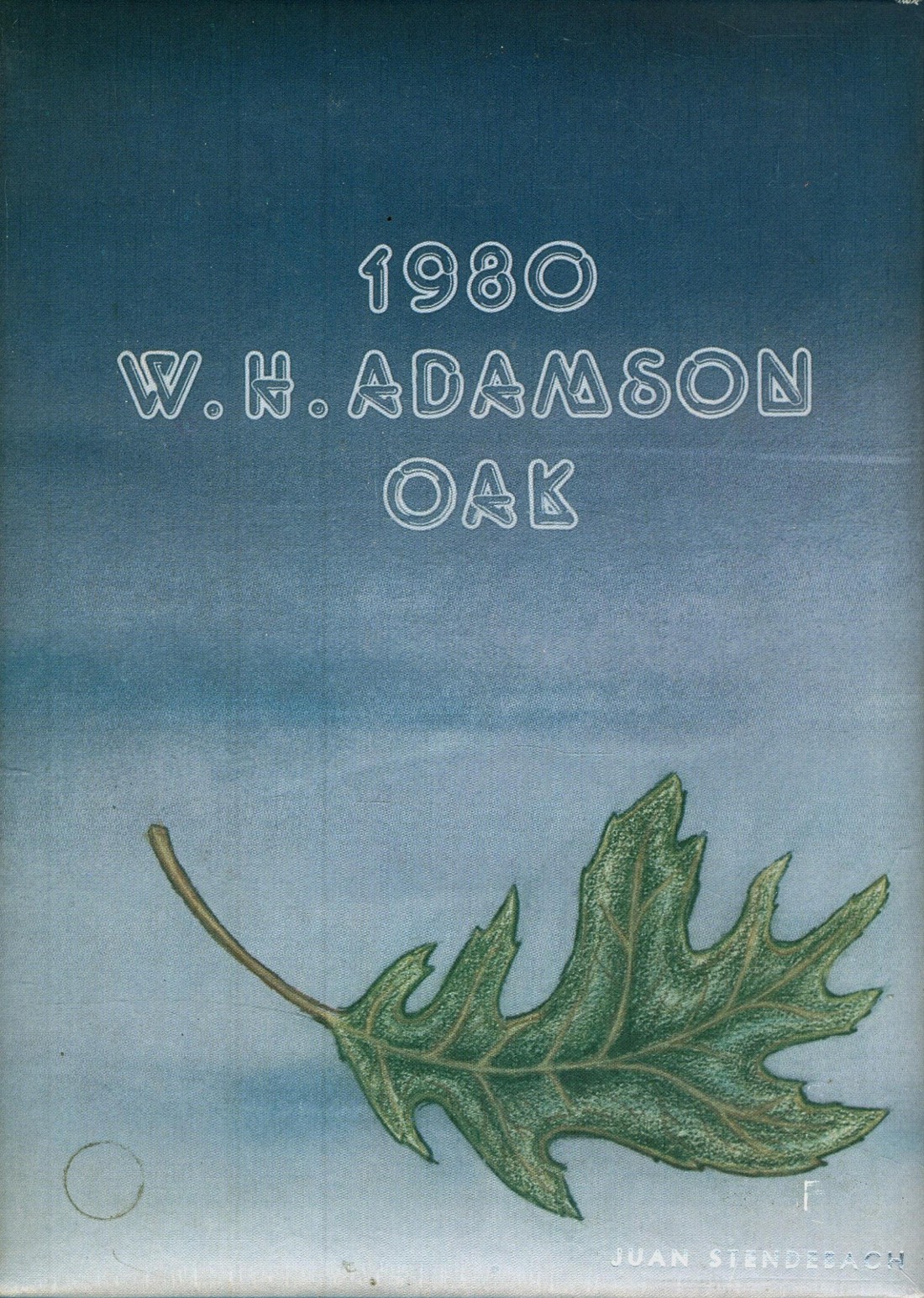 1980 yearbook from Adamson High School from Dallas, Texas for sale