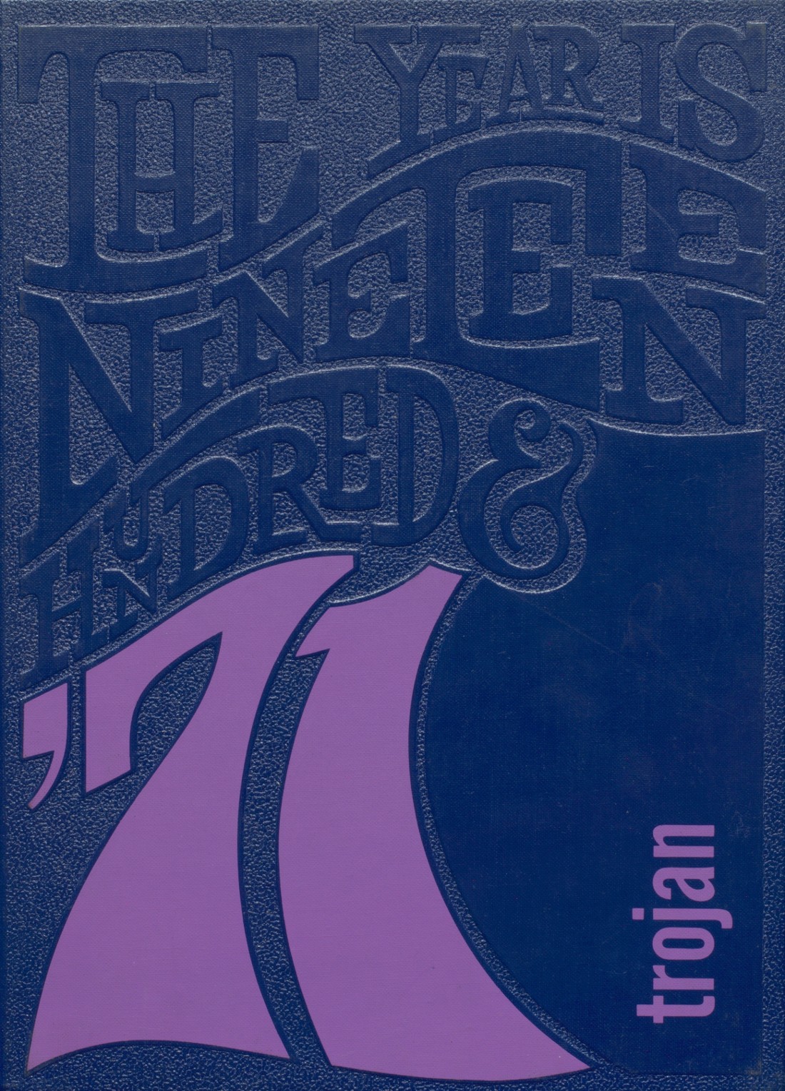 1971 yearbook from Indus High School from Birchdale, Minnesota for sale