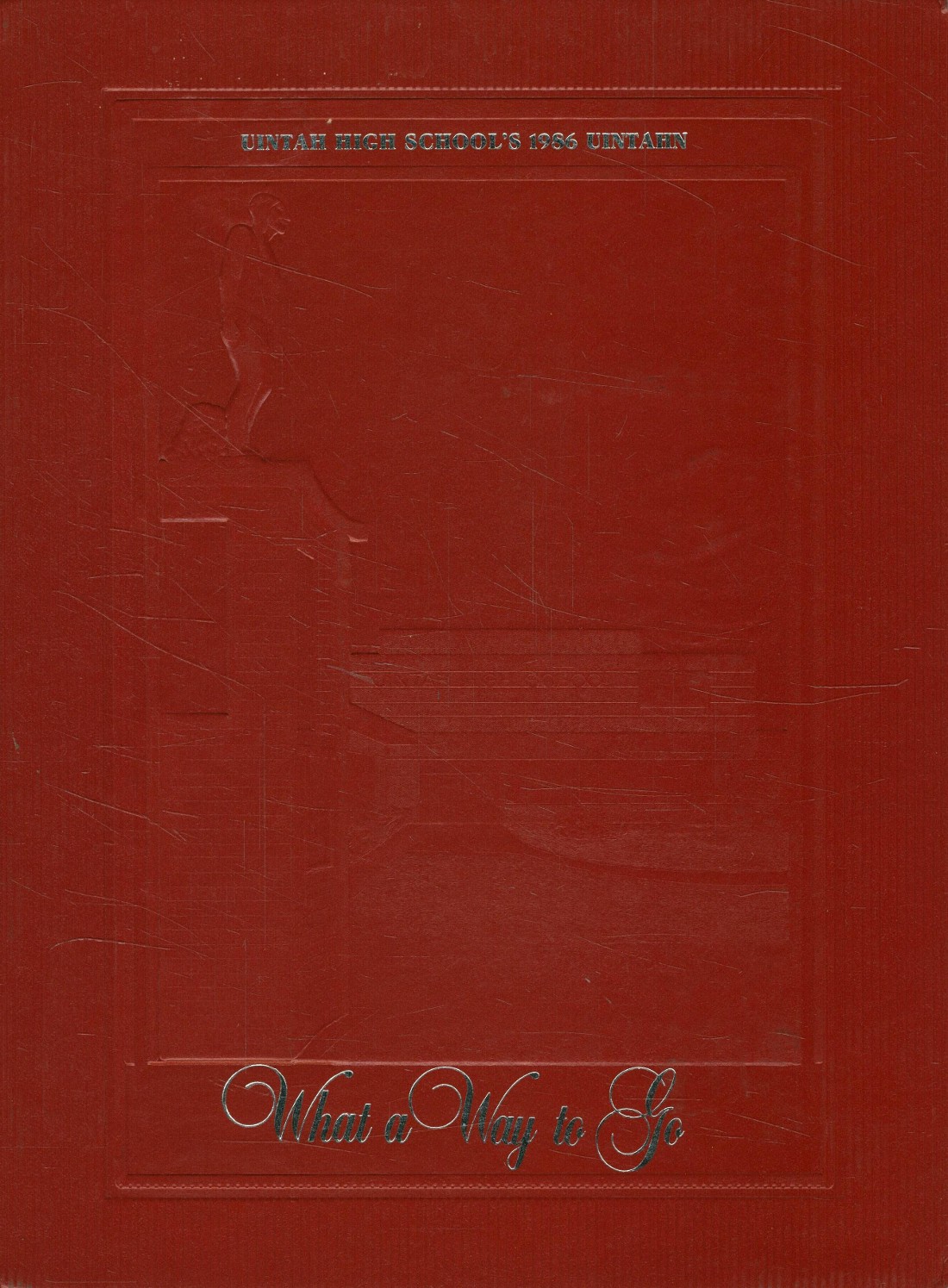 1986 yearbook from Uintah High School from Vernal, Utah for sale