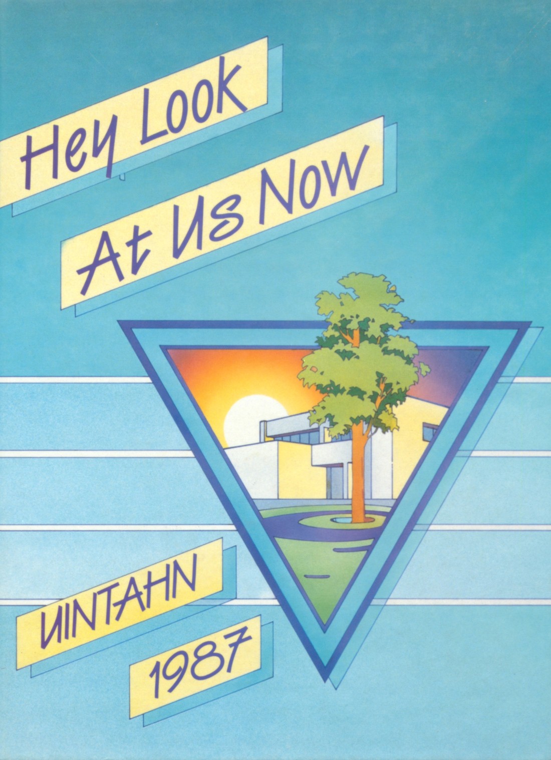 1987 yearbook from Uintah High School from Vernal, Utah for sale