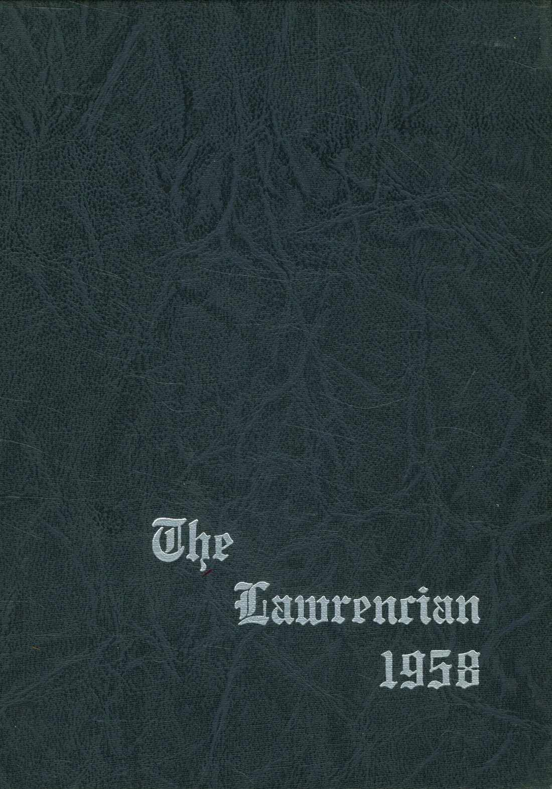 1958 yearbook from Lawrence High School from Cedarhurst, New York for sale