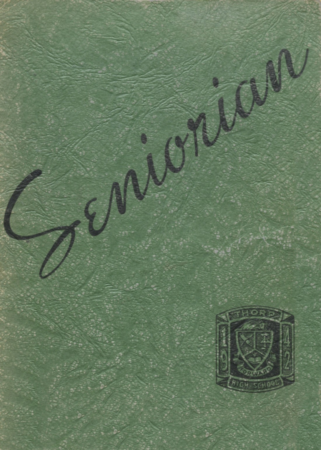 1942 yearbook from Thorp High School from Thorp, Wisconsin for sale