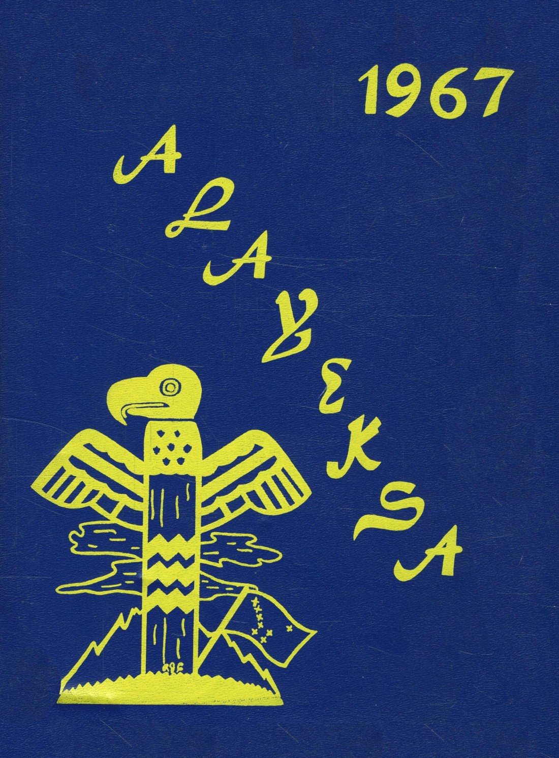 1967 yearbook from Sheldon Jackson High School from Sitka, Alaska for sale