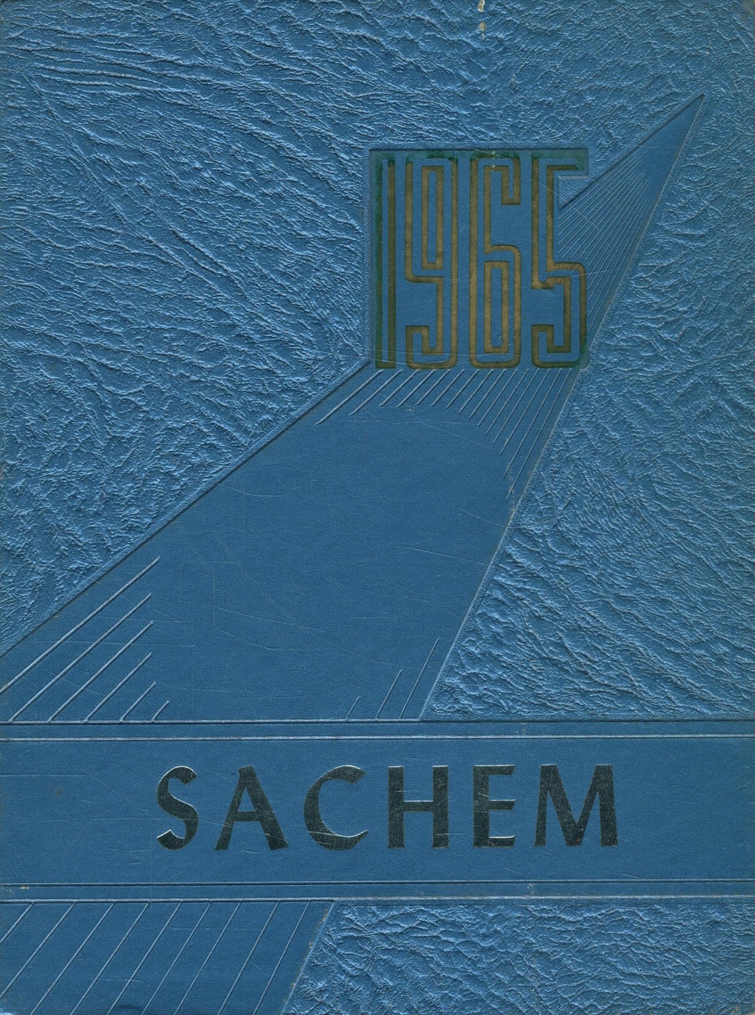 1965 yearbook from Cowan High School from Muncie, Indiana for sale
