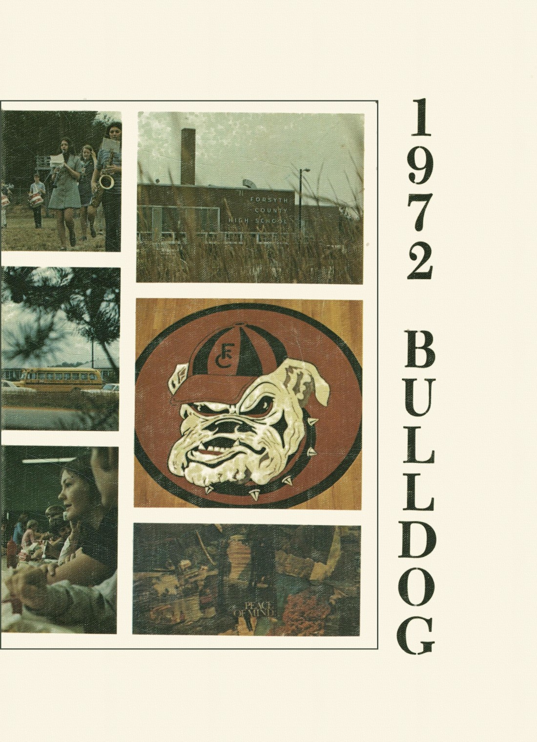 1972 yearbook from Forsyth Central High School from Cumming, Georgia ...