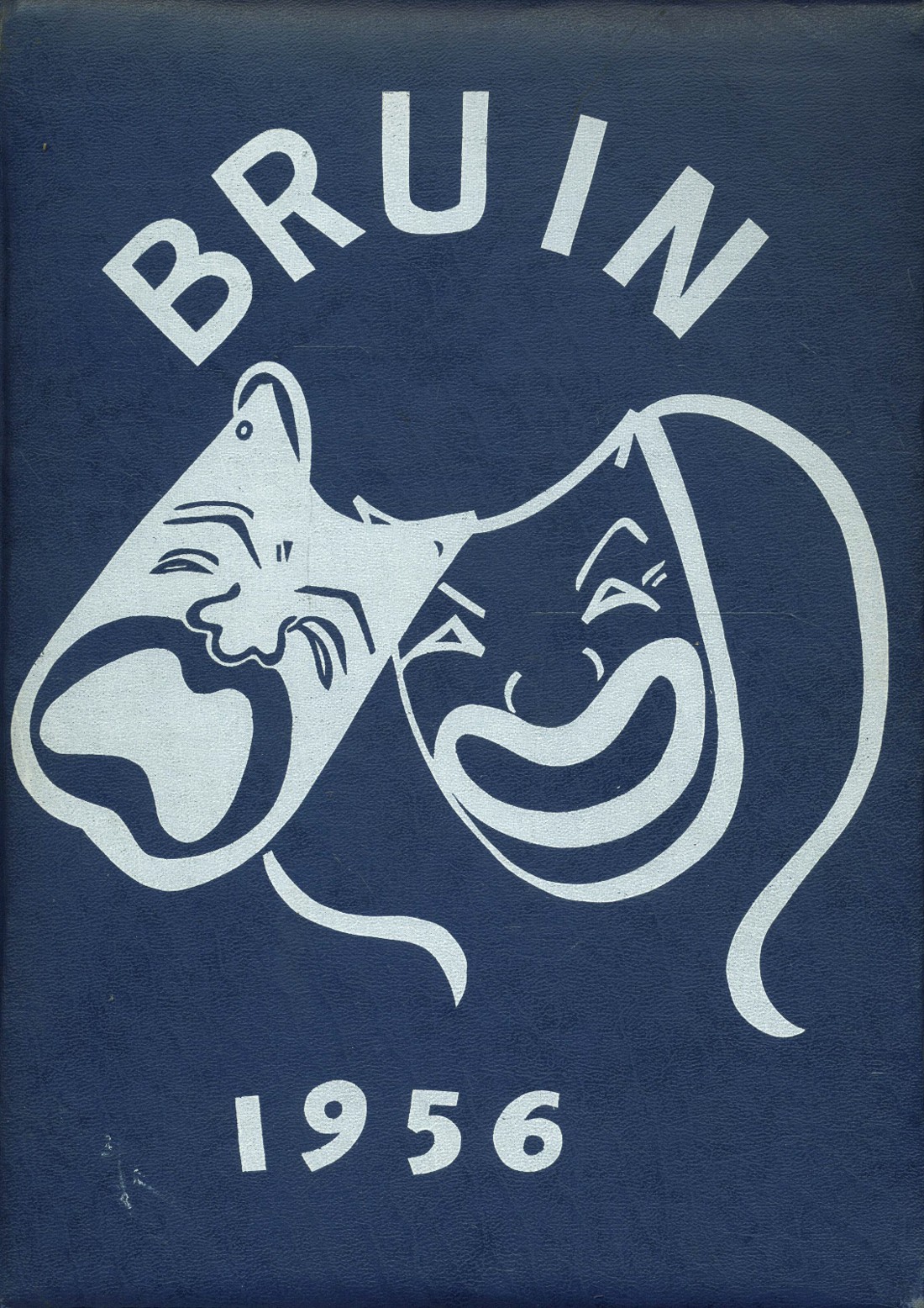 1956 yearbook from Spring Branch High School from Houston, Texas