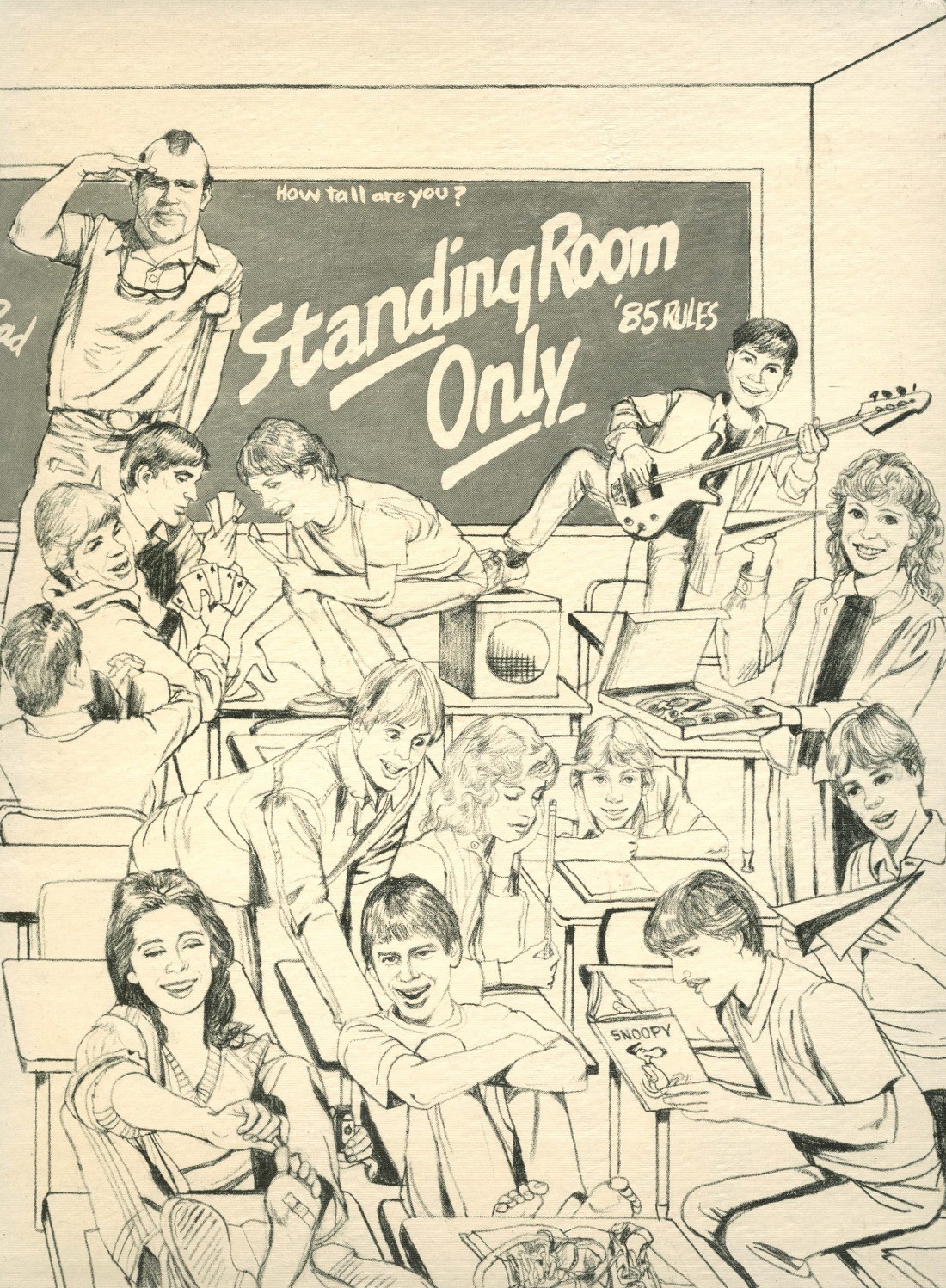 1985 yearbook from Delta High School from Delta, Utah for sale