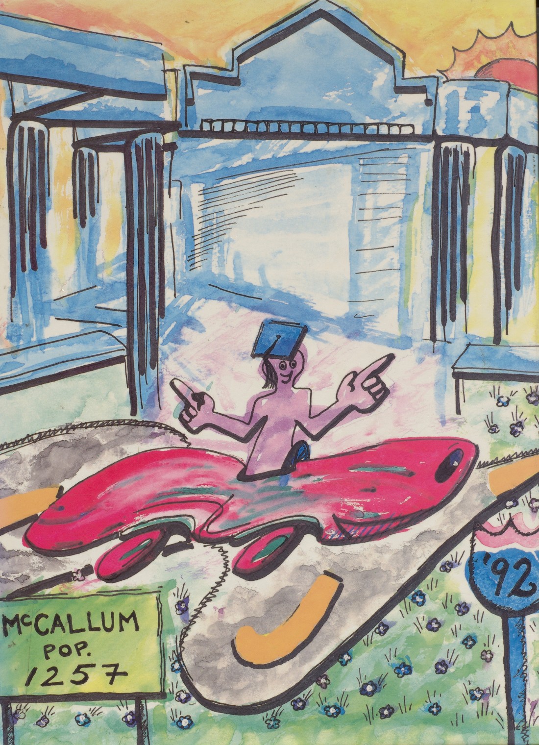 1992 yearbook from McCallum High School from Austin, Texas for sale