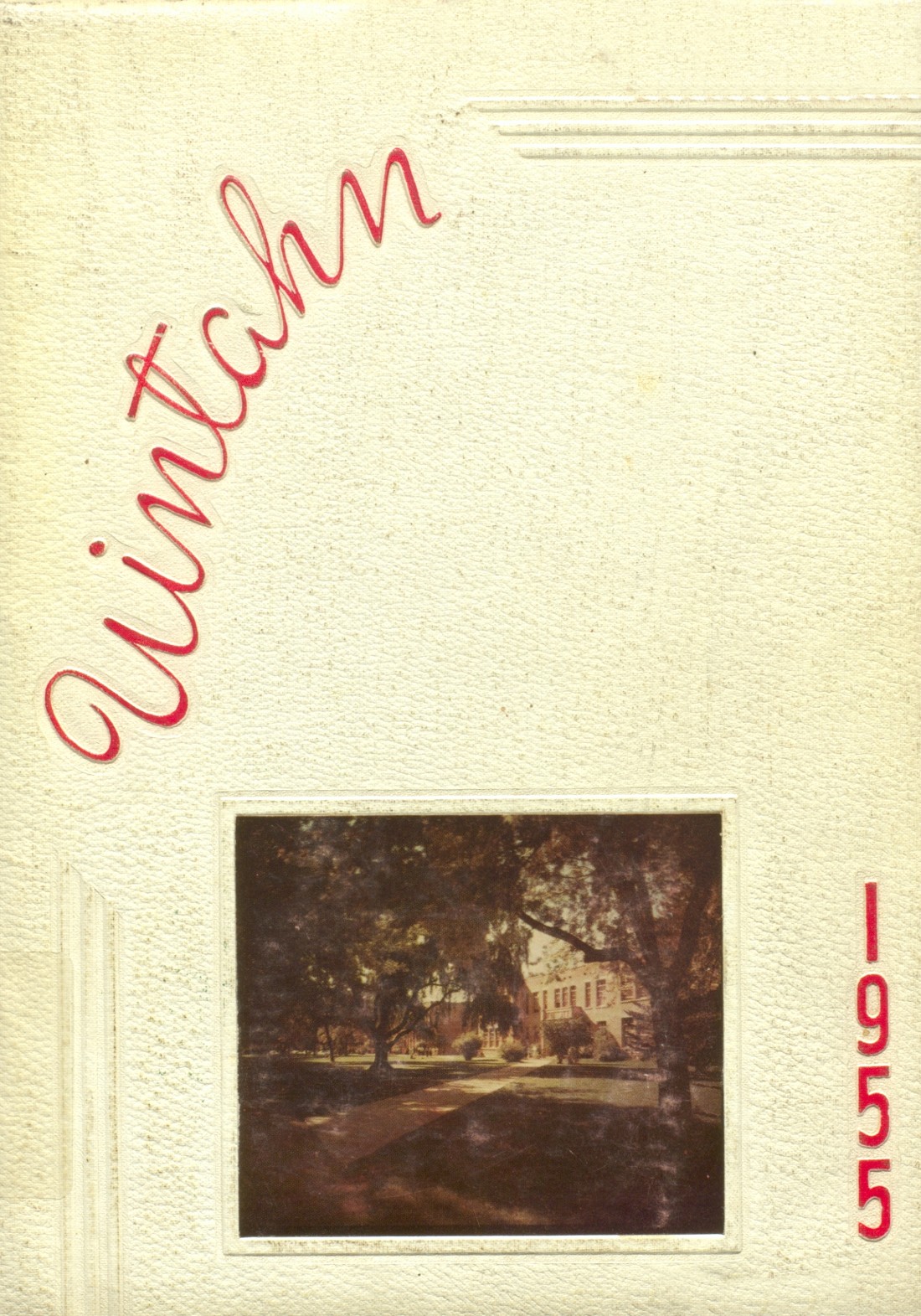 1955 yearbook from Uintah High School from Vernal, Utah for sale