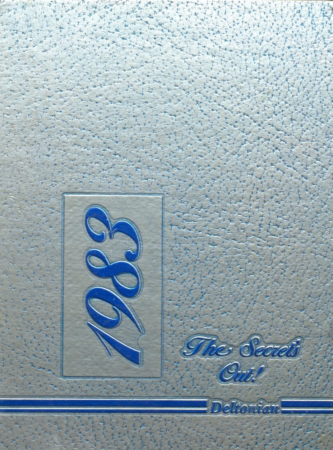 1983 yearbook from Delta High School from Muncie, Indiana for sale