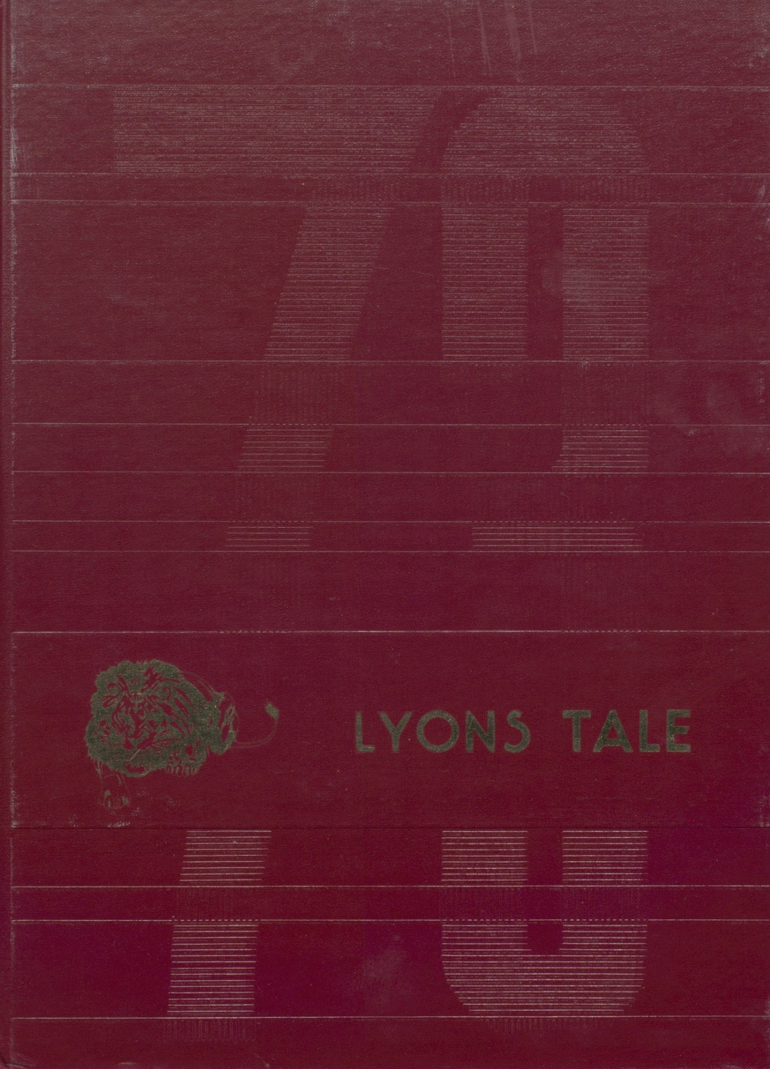 1973 yearbook from Lyons High School from Lyons, New York for sale