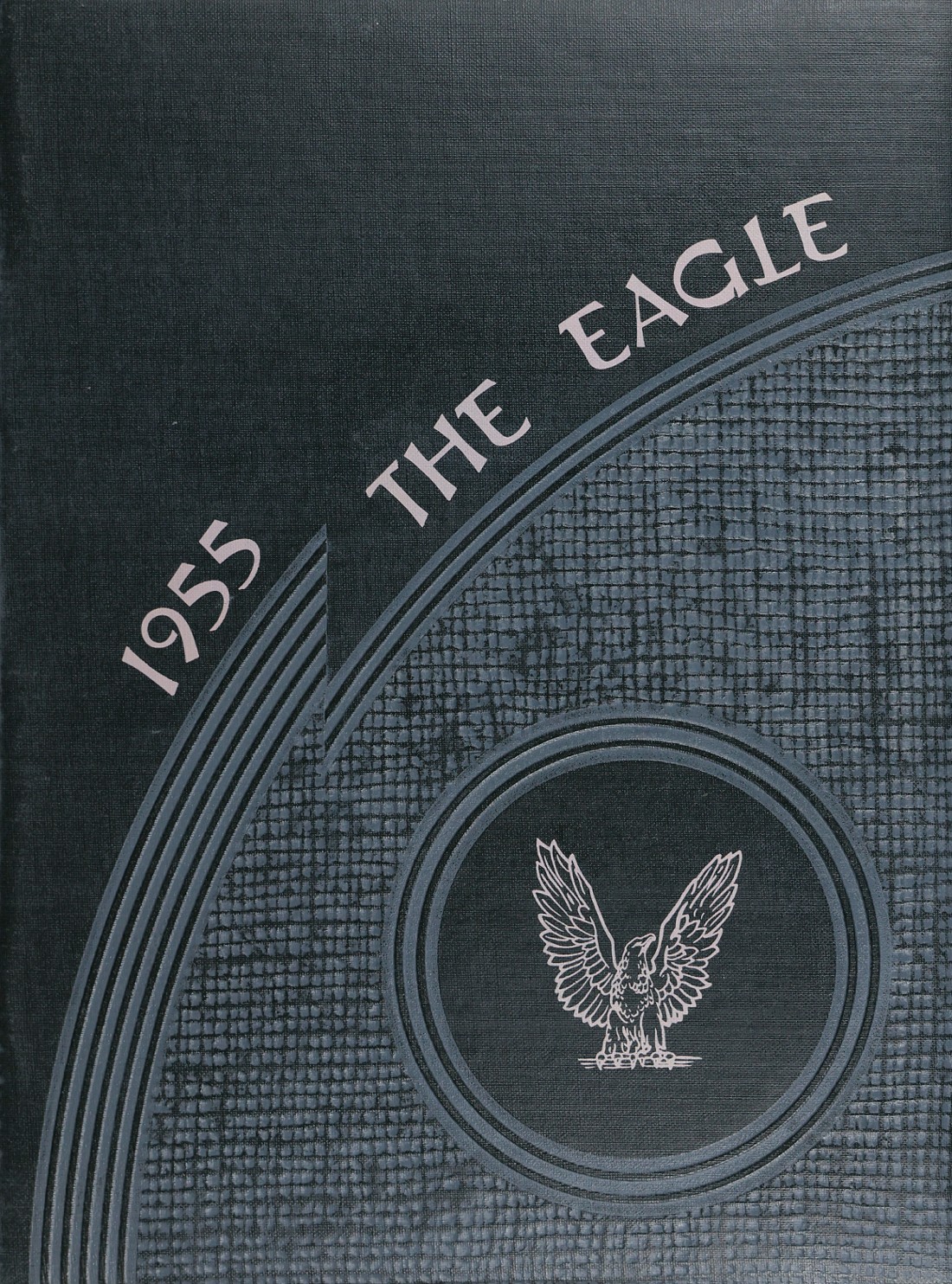 1955 yearbook from St. John High School from Olathe, Kansas for sale