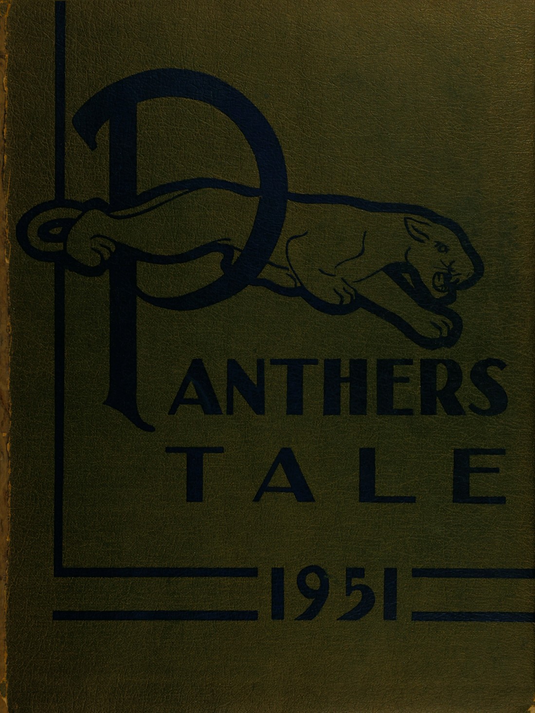 1951 yearbook from Oblong Township High School from Oblong, Illinois
