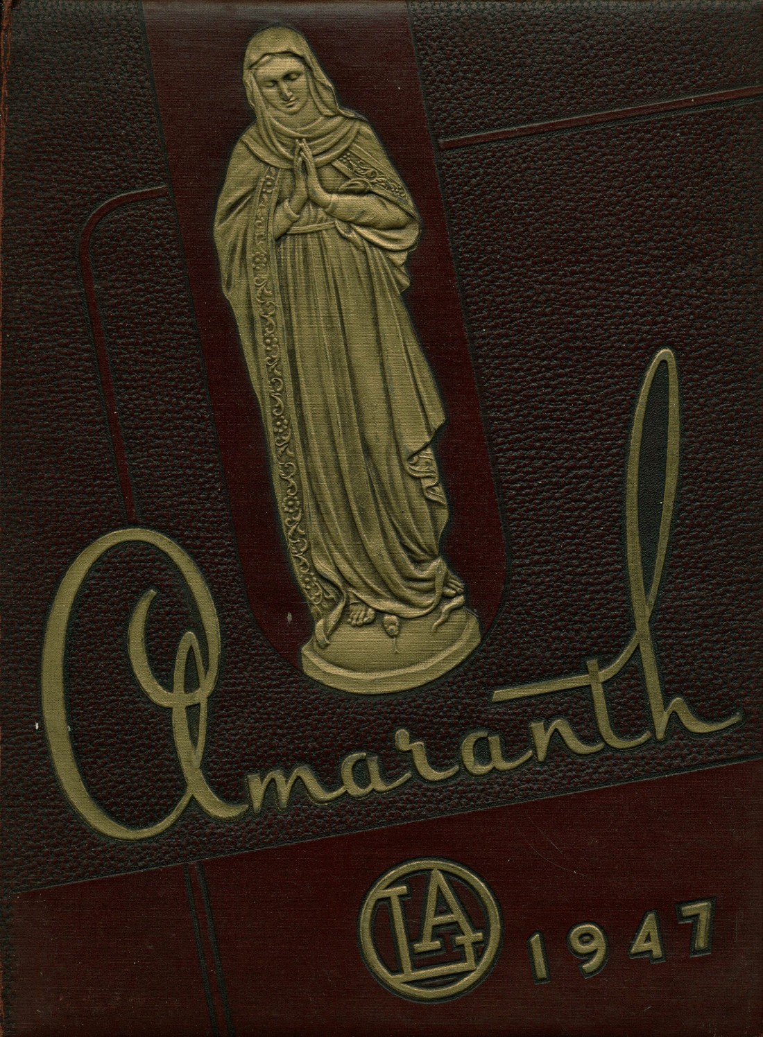 1947 yearbook from Our Lady of Angels High School from Cincinnati, Ohio ...