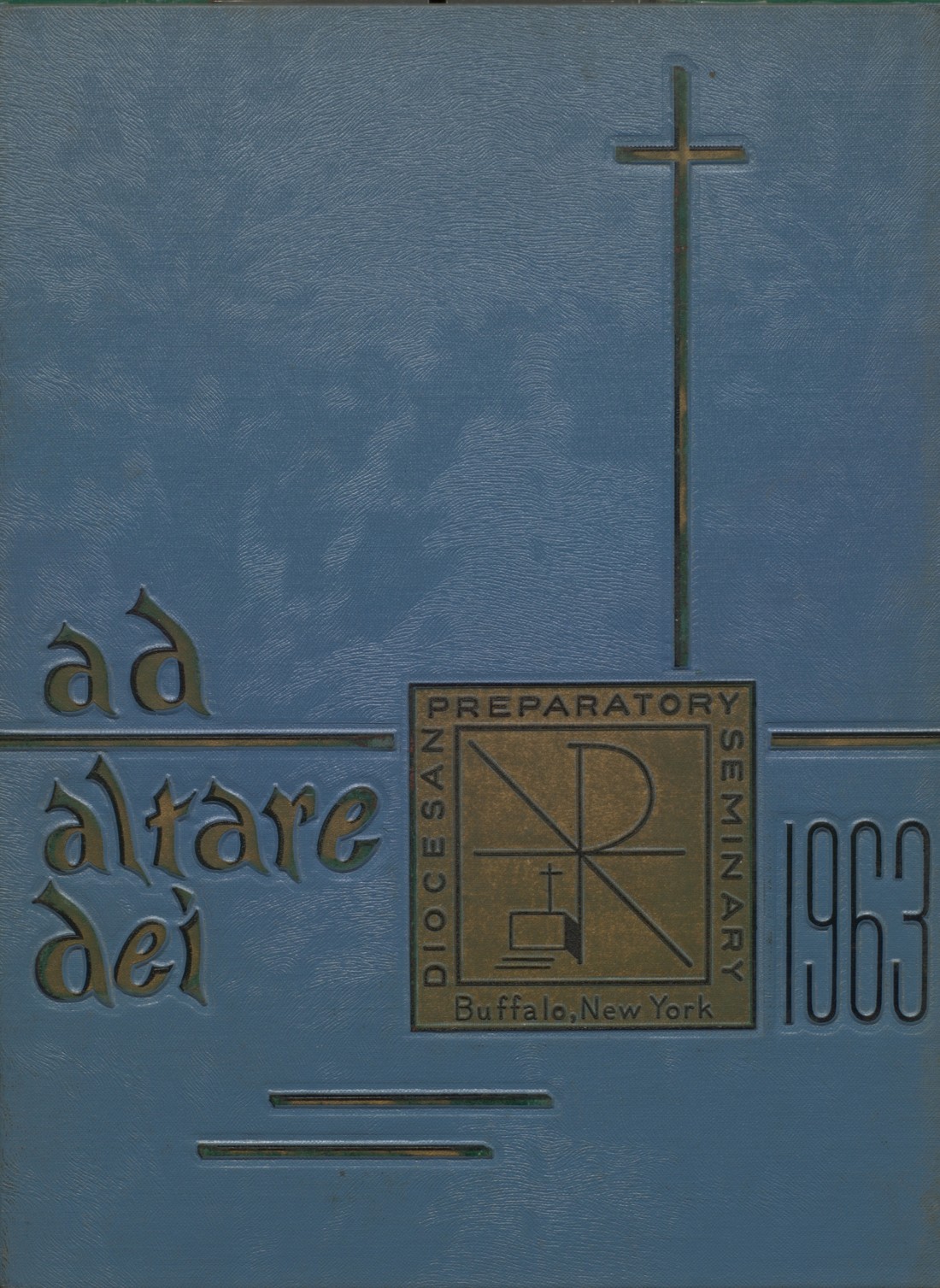 1963 yearbook from Diocesan Prep Seminary from Buffalo, New York for sale