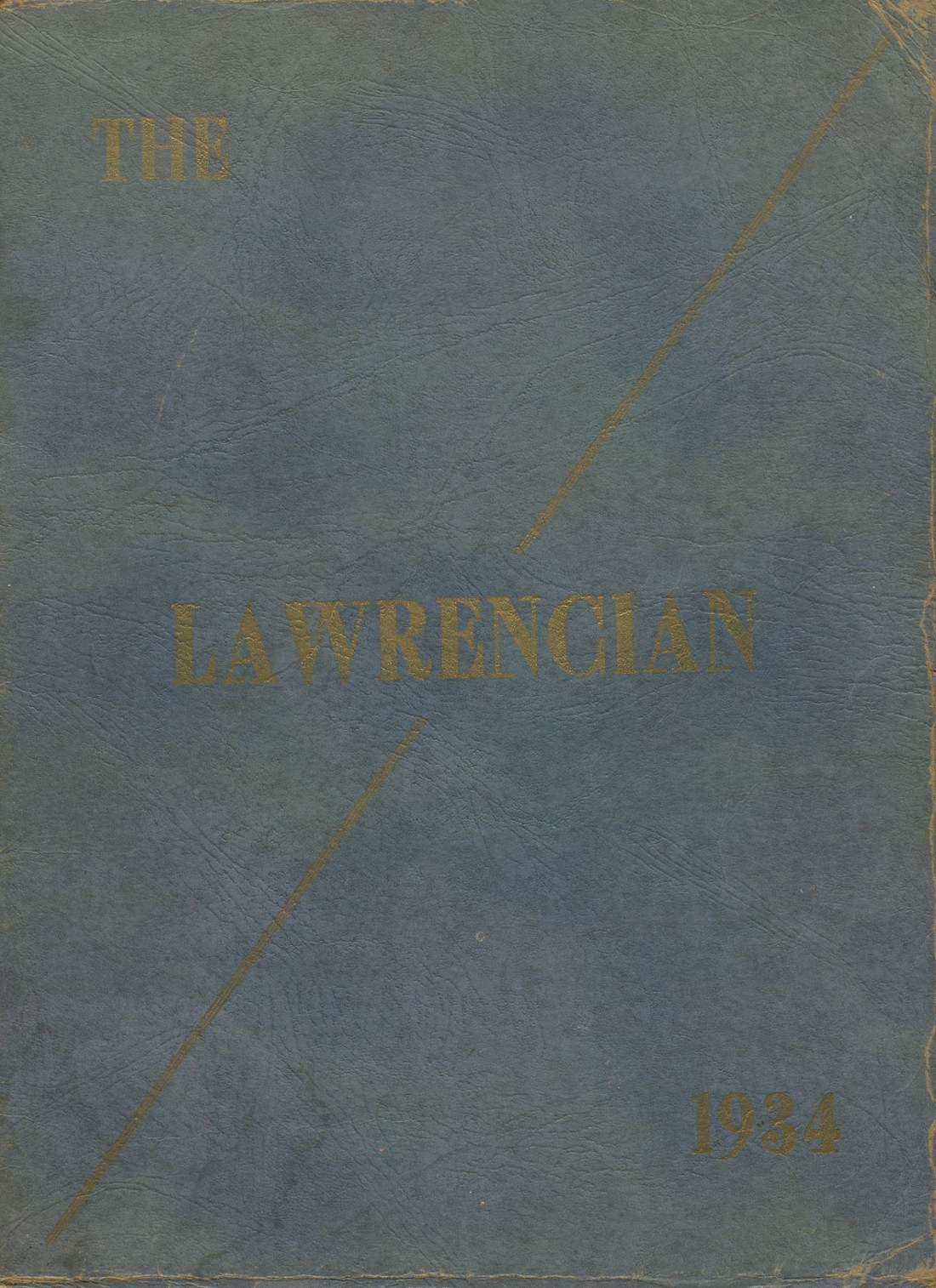 1934 yearbook from Lawrence High School from Cedarhurst, New York for sale