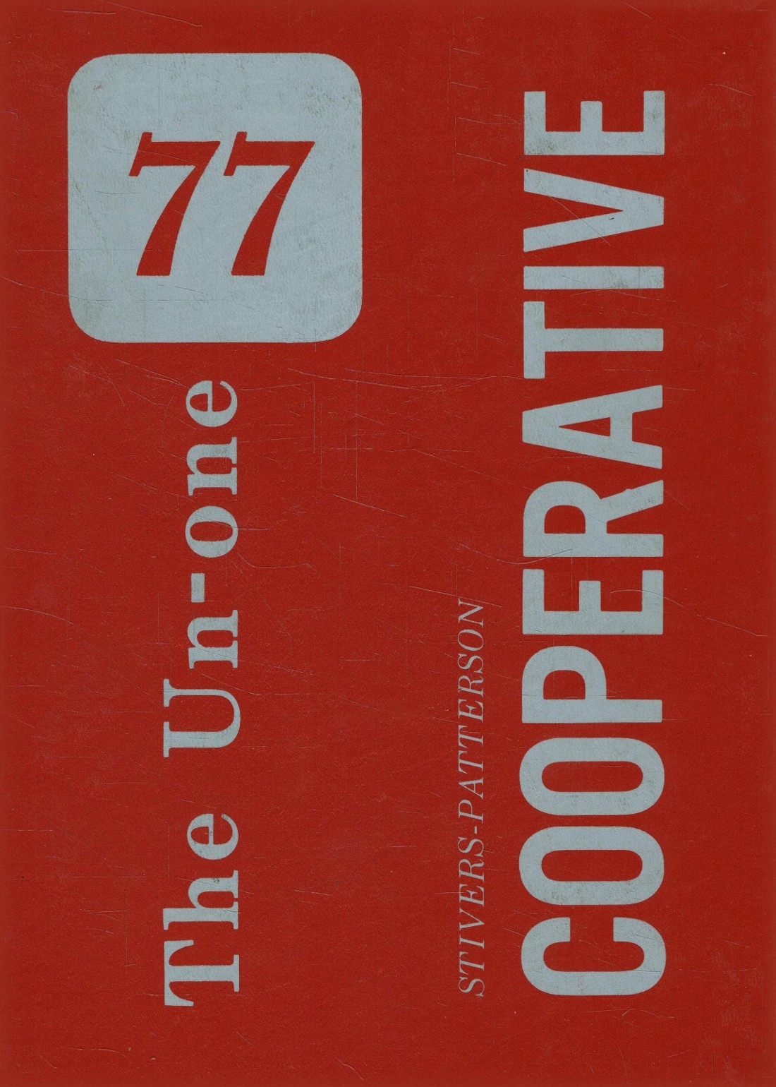 1977 yearbook from Patterson Co-Op High School from Dayton, Ohio for sale