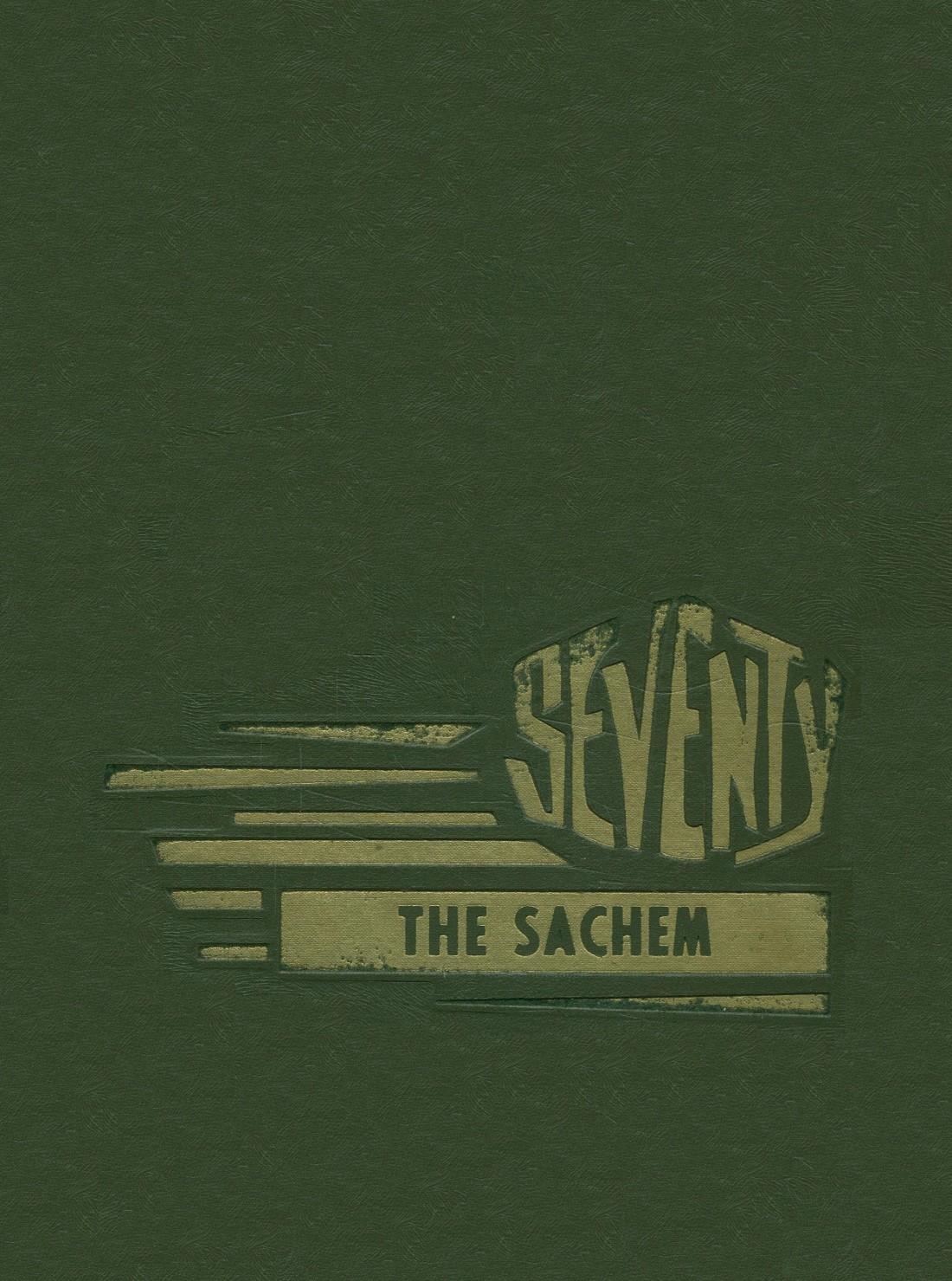 1970 yearbook from Cowan High School from Muncie, Indiana for sale