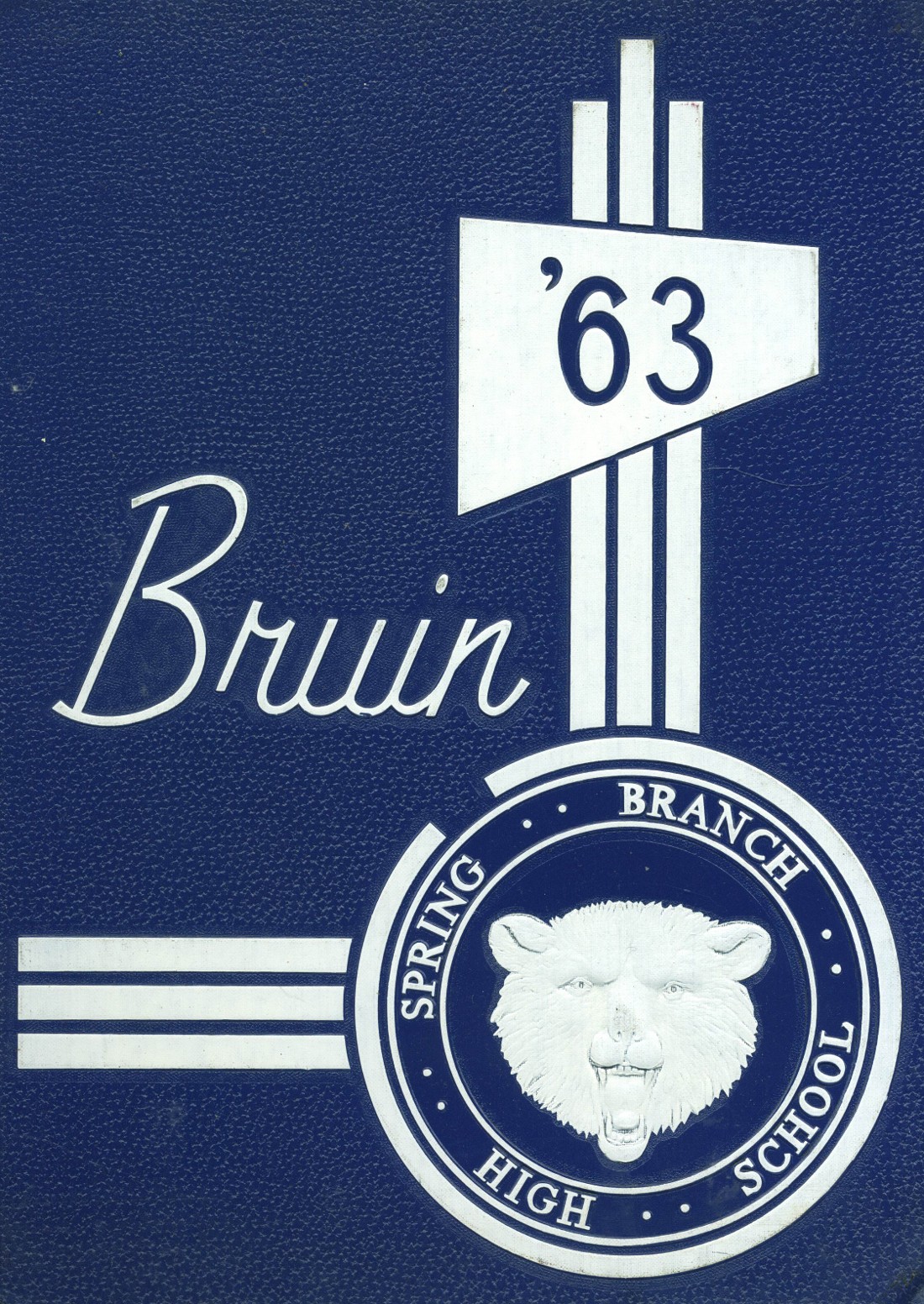 1963 yearbook from Spring Branch High School from Houston, Texas