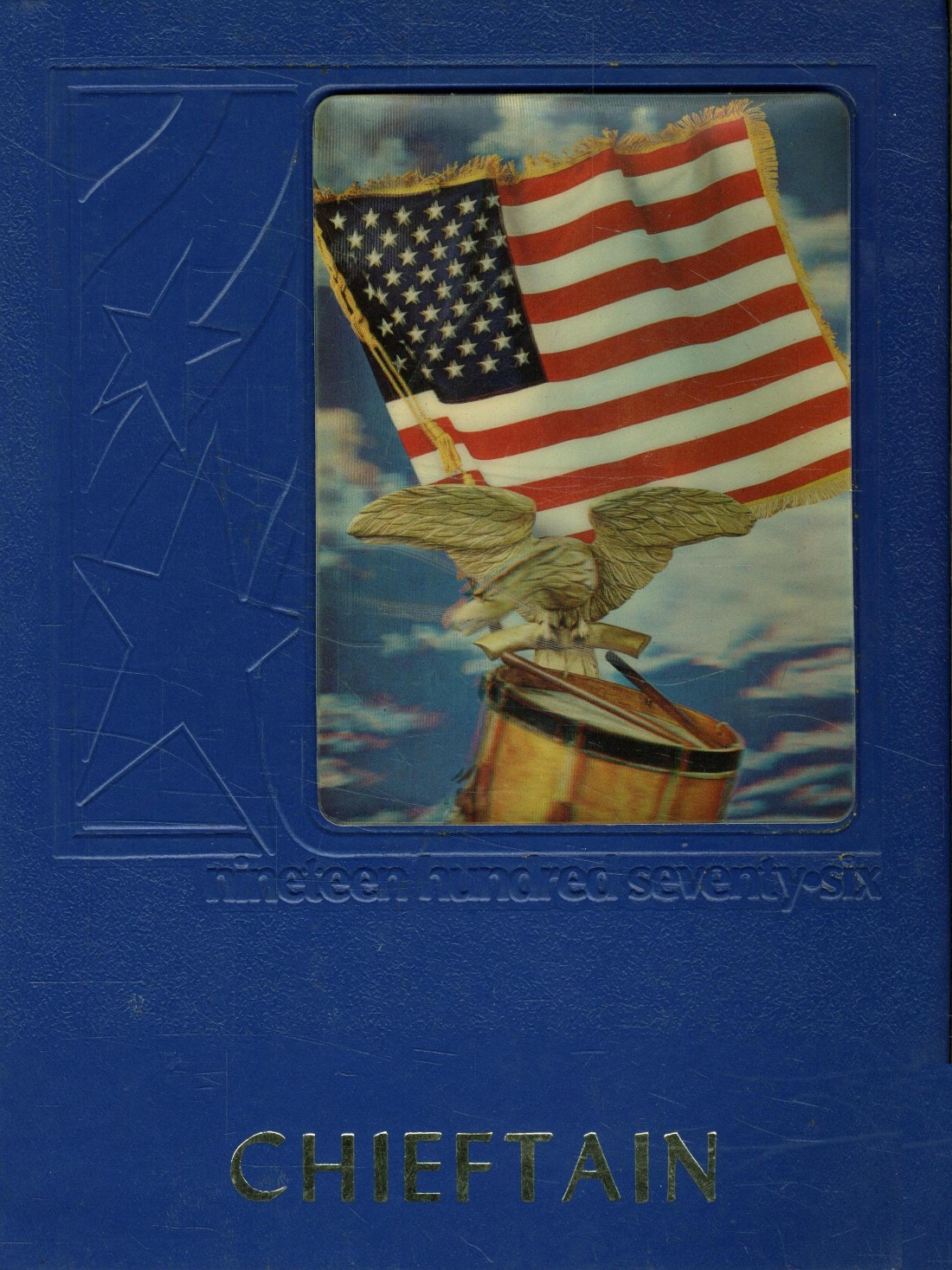 1976 yearbook from Wes-Del High School from Gaston, Indiana for sale