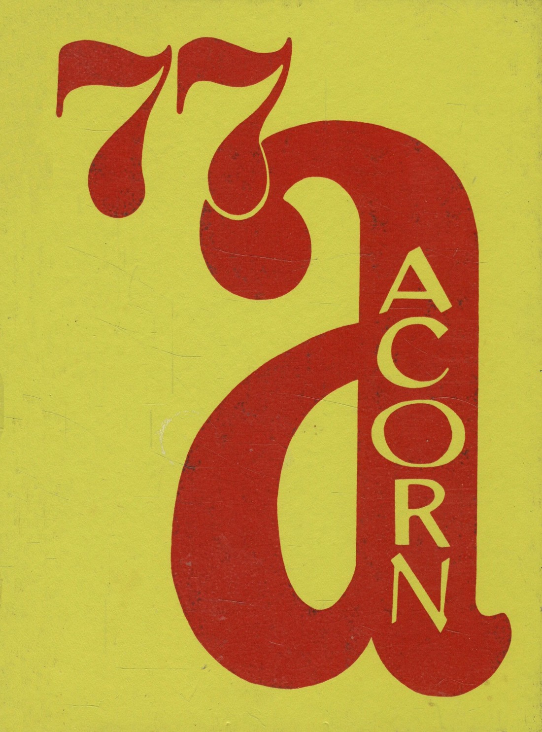 1977 yearbook from Oakes High School from Oakes, North Dakota for sale