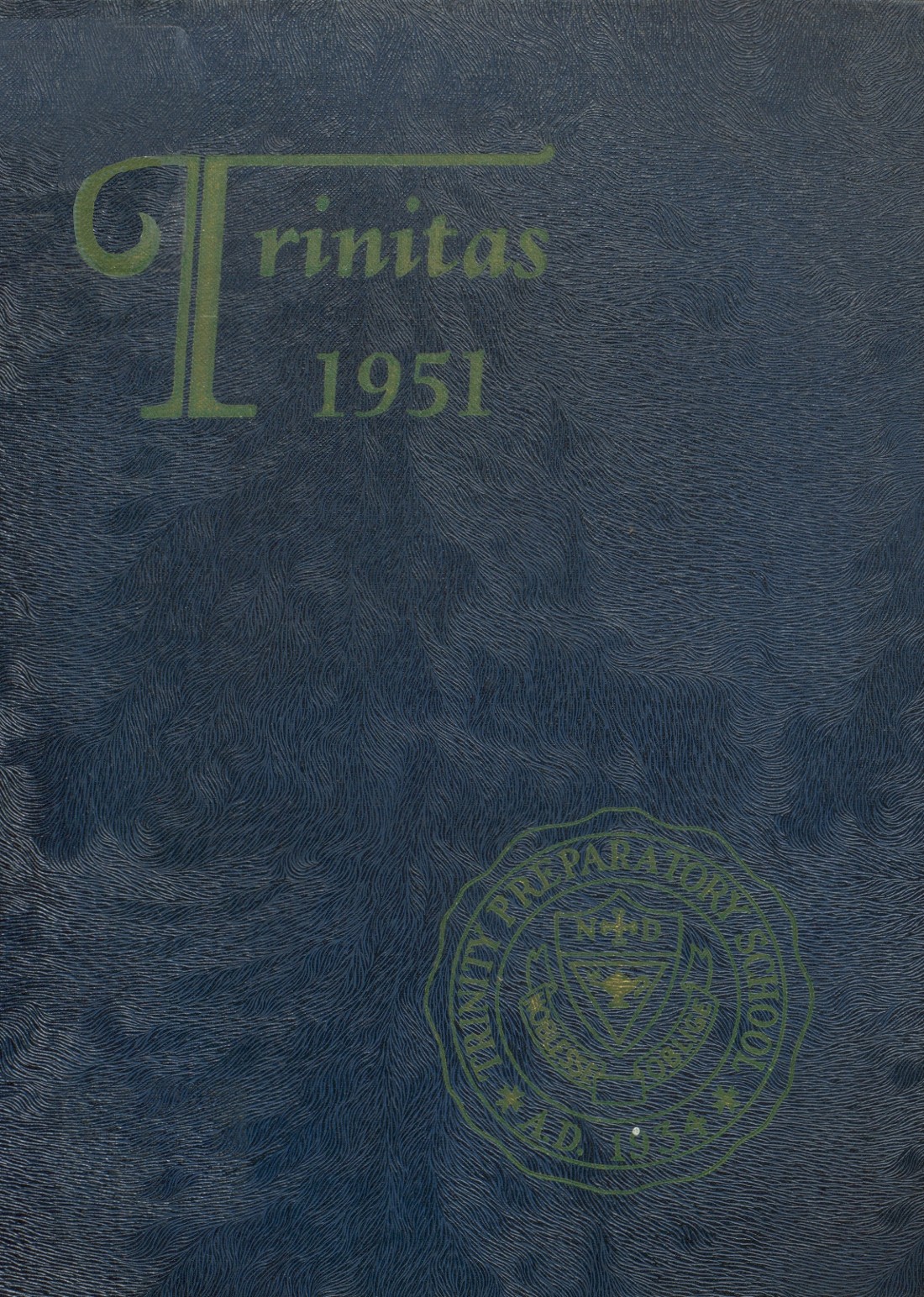 1951 yearbook from Trinity Preparatory School from Ilchester, Maryland ...