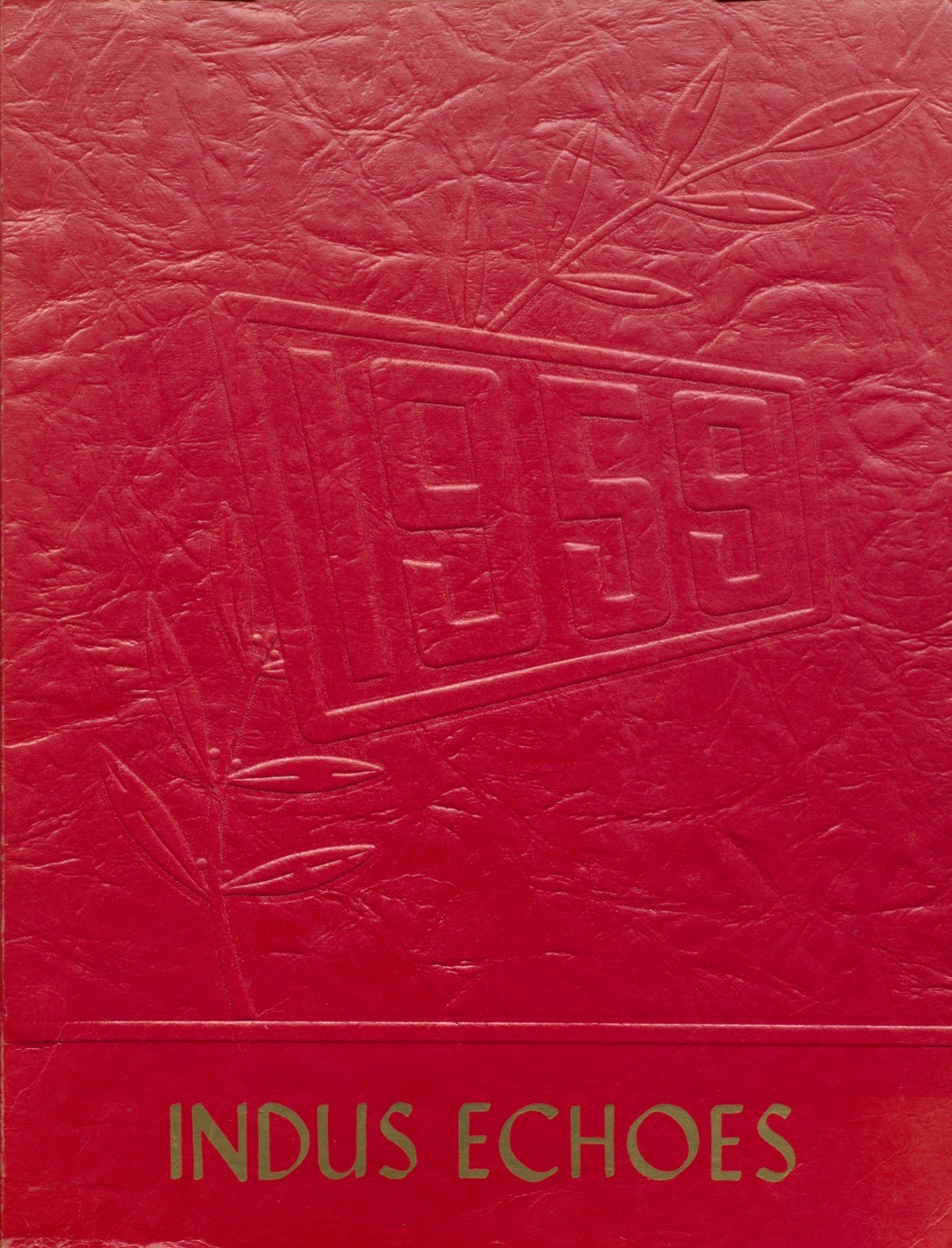 1959 yearbook from Indus High School from Birchdale, Minnesota for sale