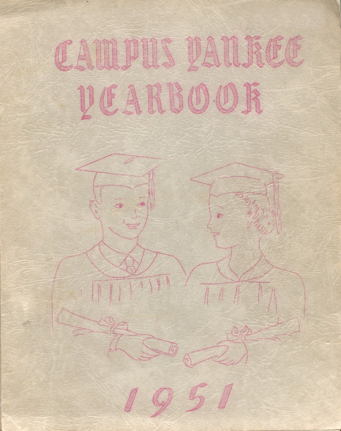 1951 yearbook from Canaan High School from Canaan, Vermont for sale