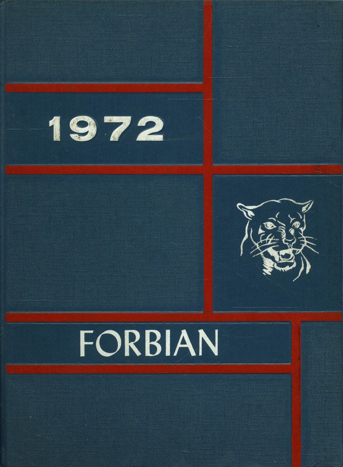 1972 yearbook from Forbes High School from Kantner, Pennsylvania for sale