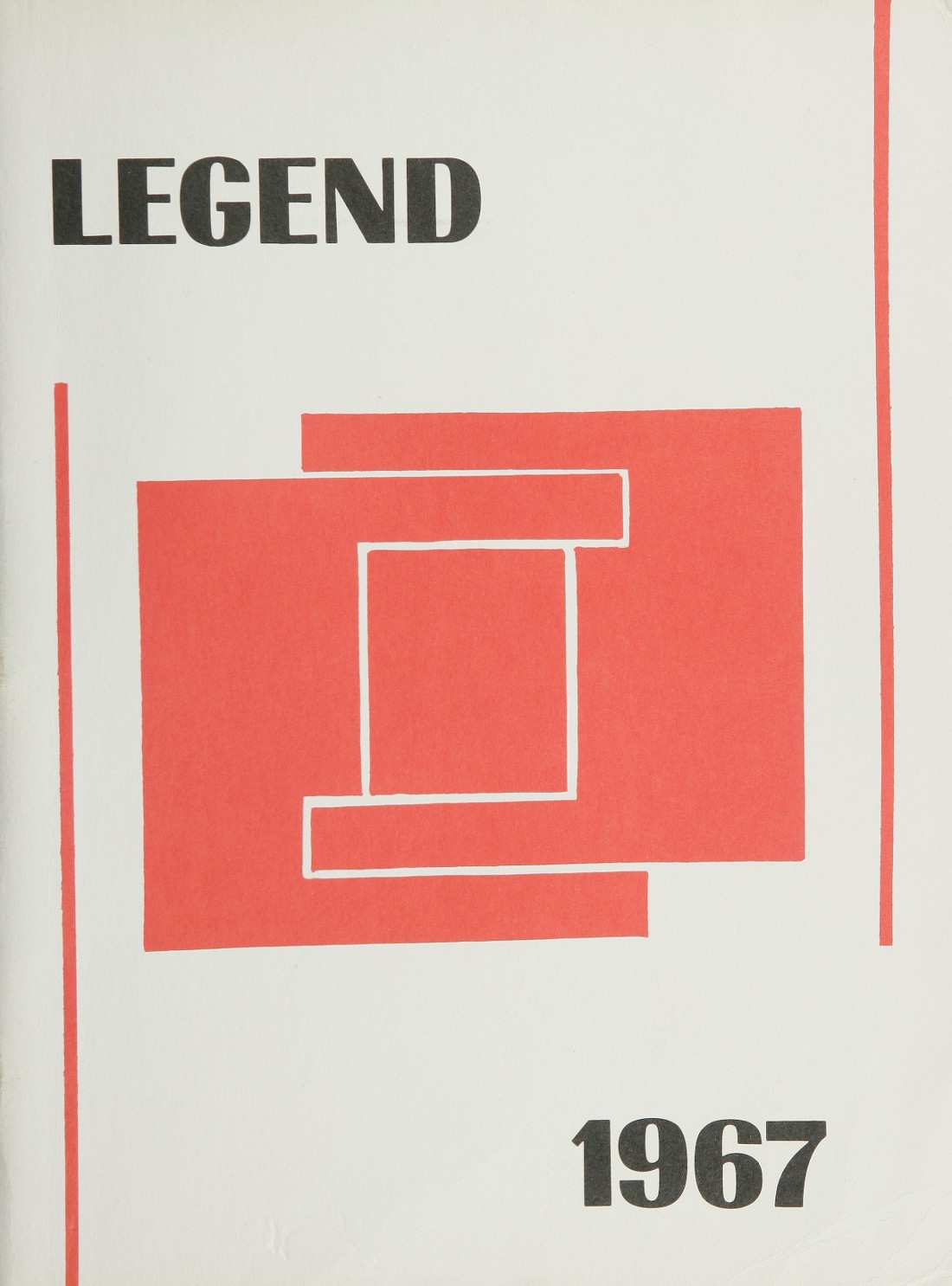 1967 yearbook from Harrison High School from Evansville, Indiana for sale