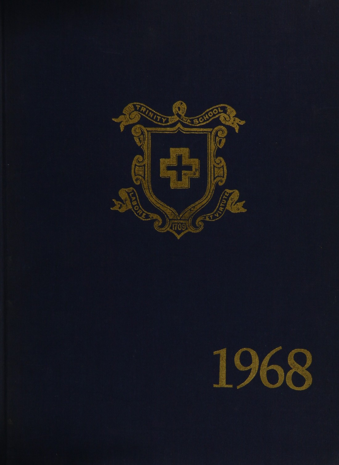 1968 yearbook from Trinity School from New york, New York for sale