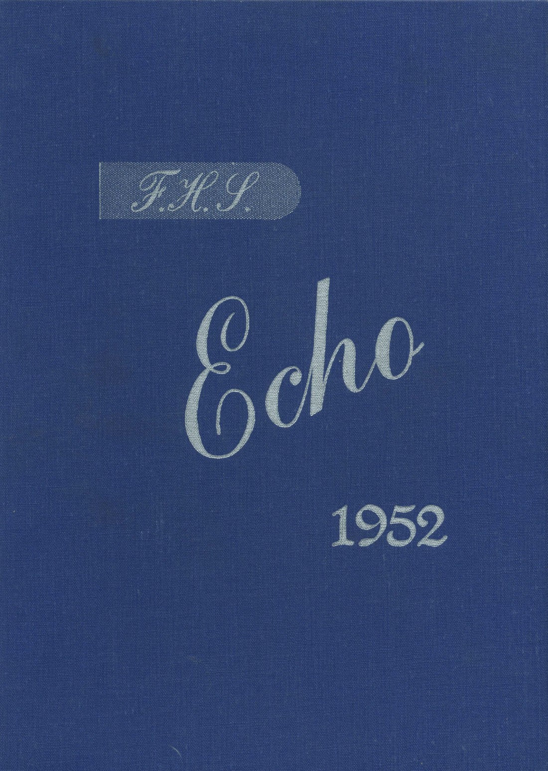 1952 yearbook from Fernald High School from Fernald, Iowa for sale