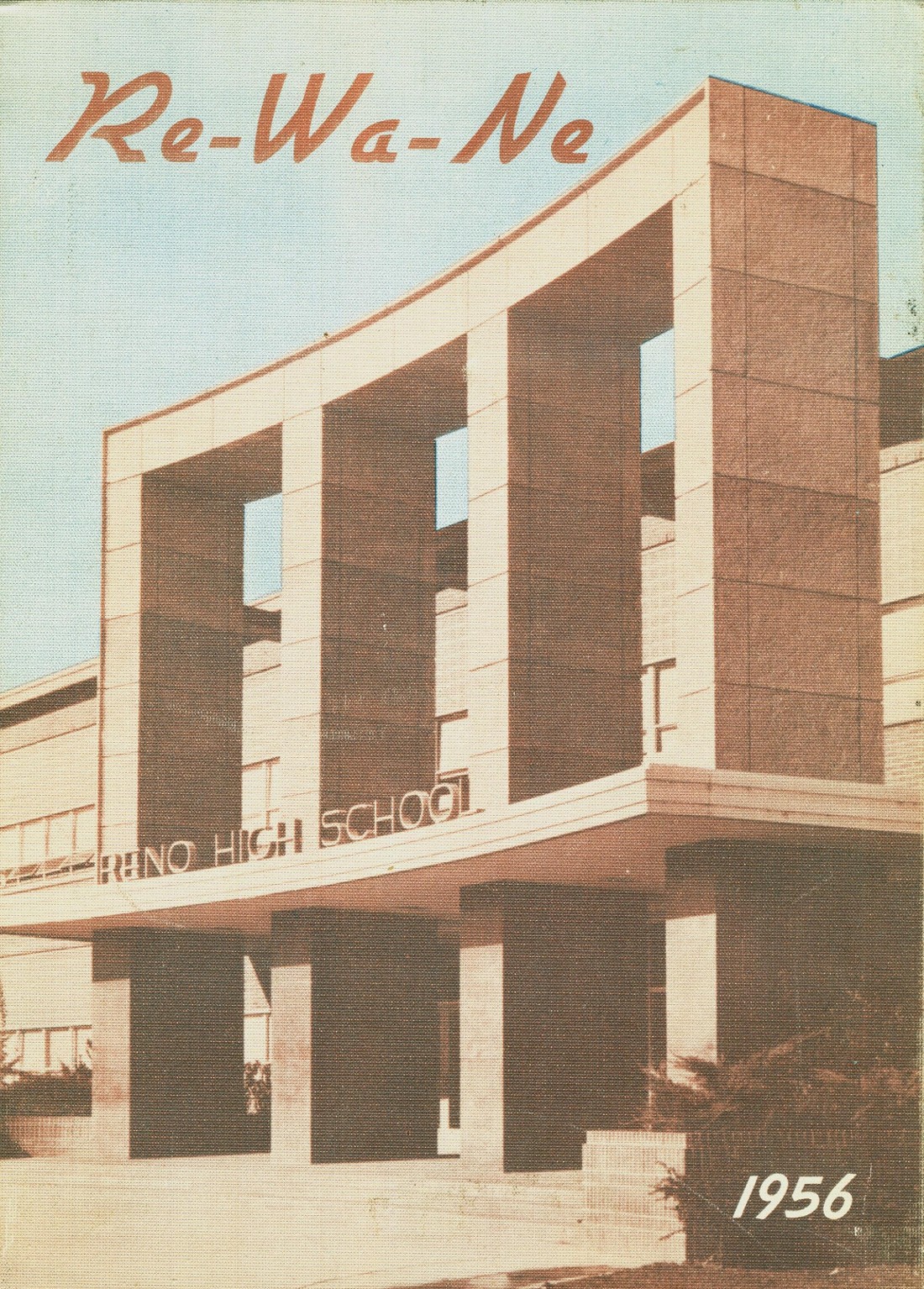 1956 yearbook from Reno High School from Reno, Nevada