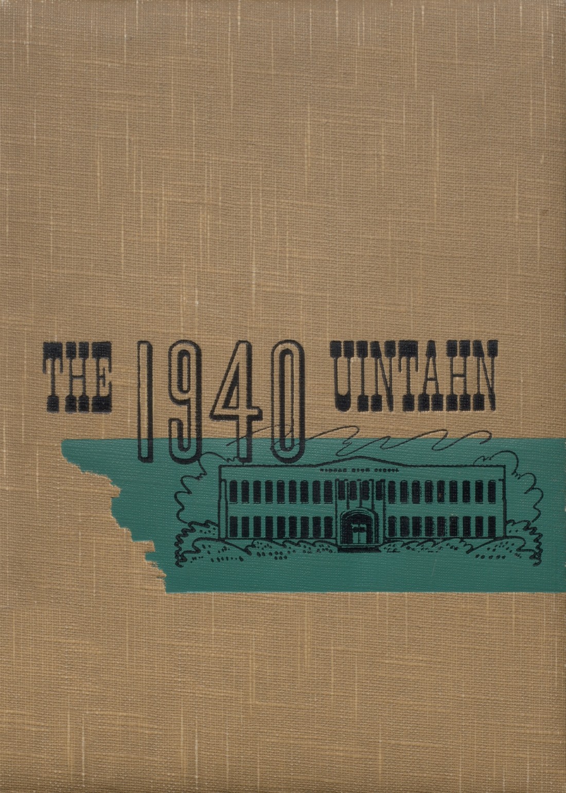 1940 yearbook from Uintah High School from Vernal, Utah for sale