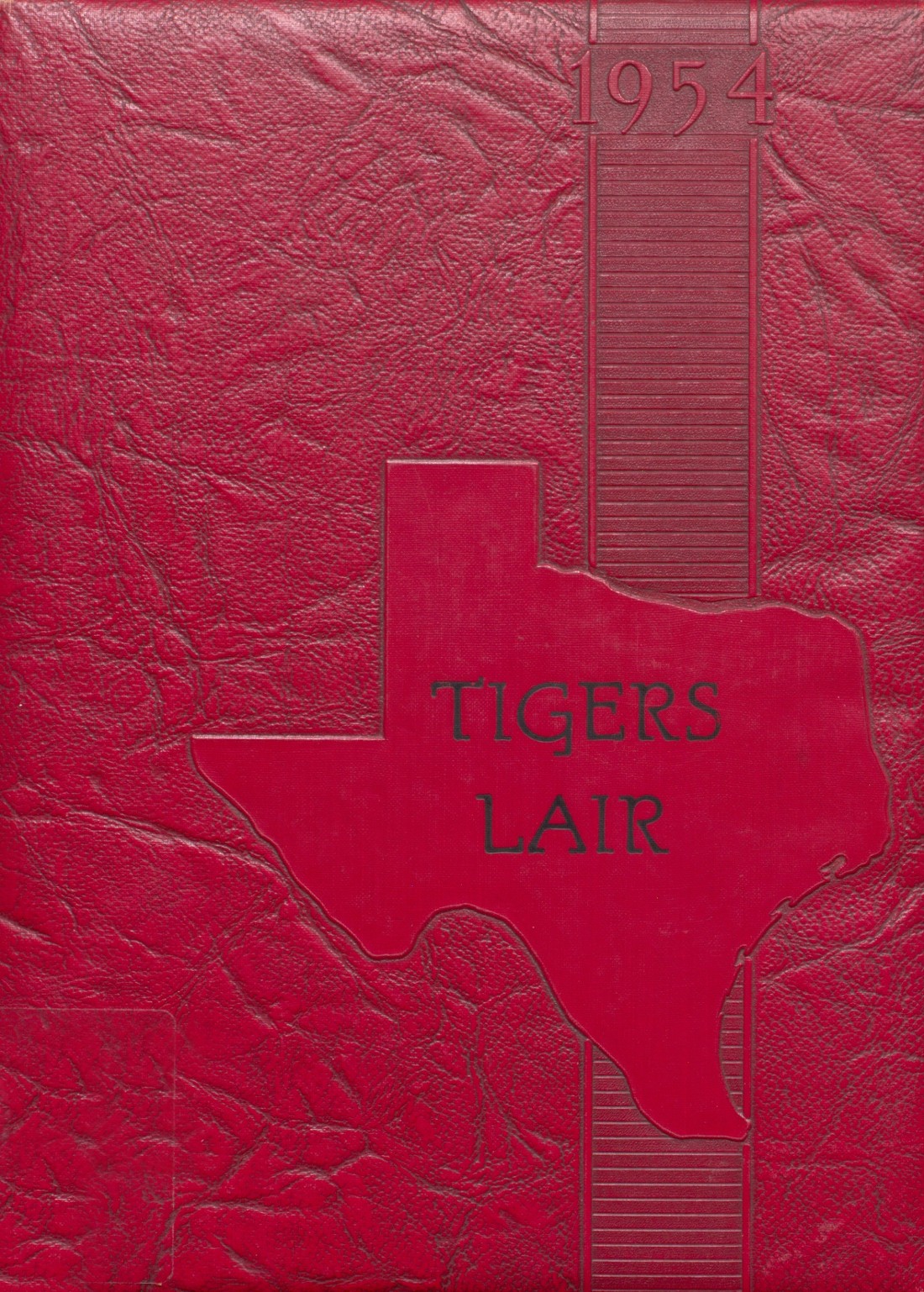1954 yearbook from Slaton High School from Slaton, Texas for sale