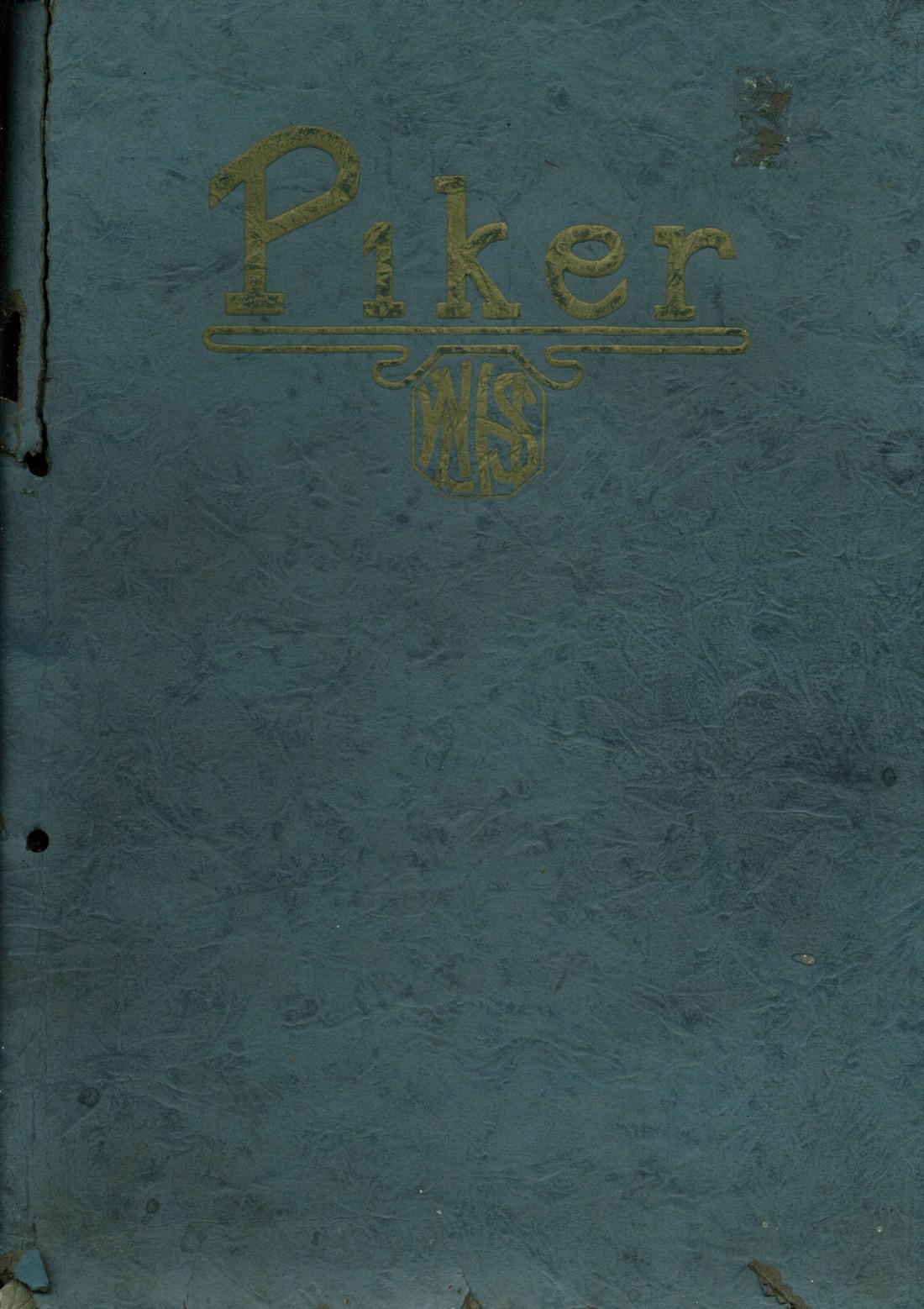 1923 yearbook from Seeger High School from West lebanon, Indiana for sale
