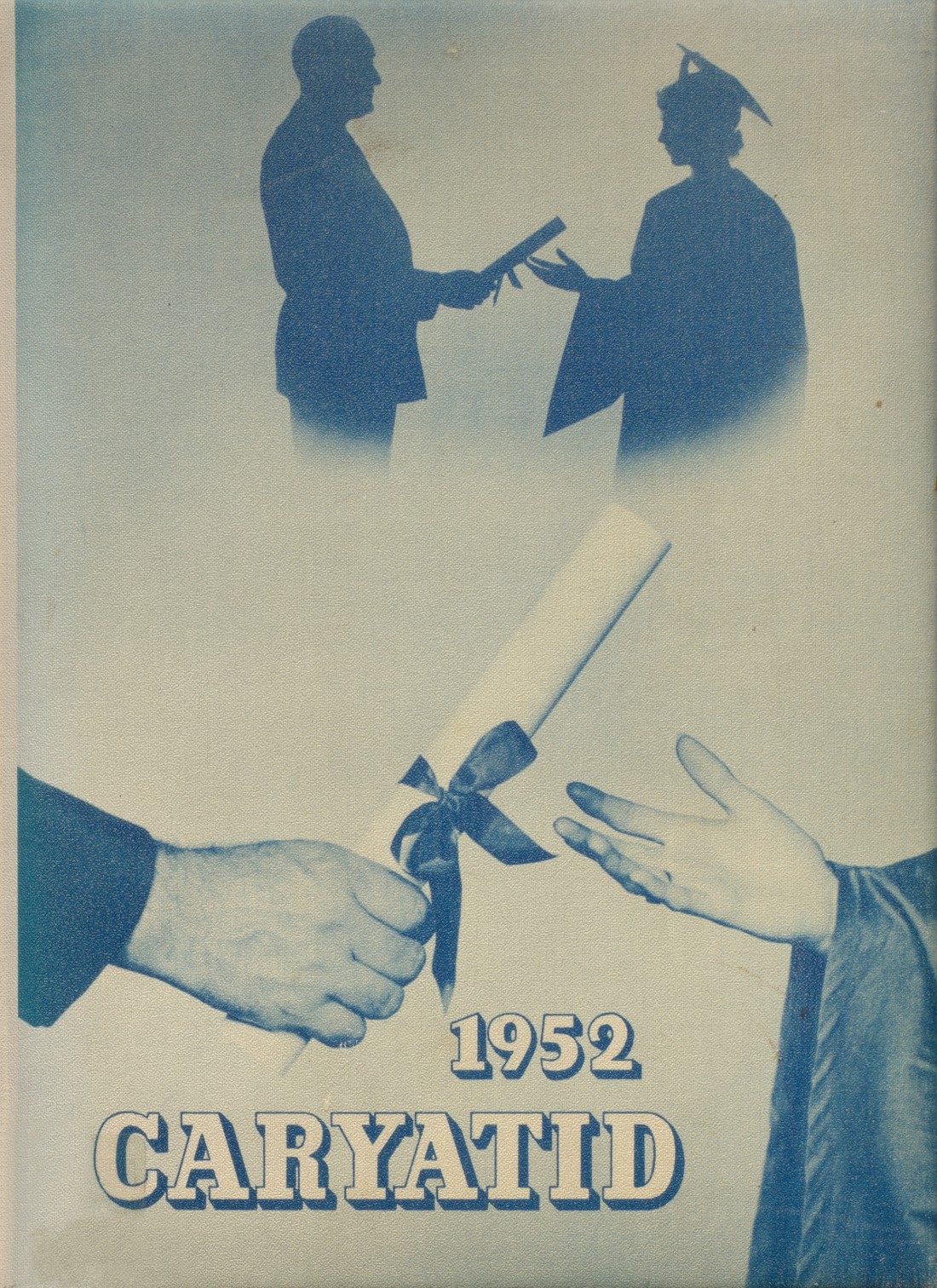1952 yearbook from Carey High School from Carey, Ohio for sale